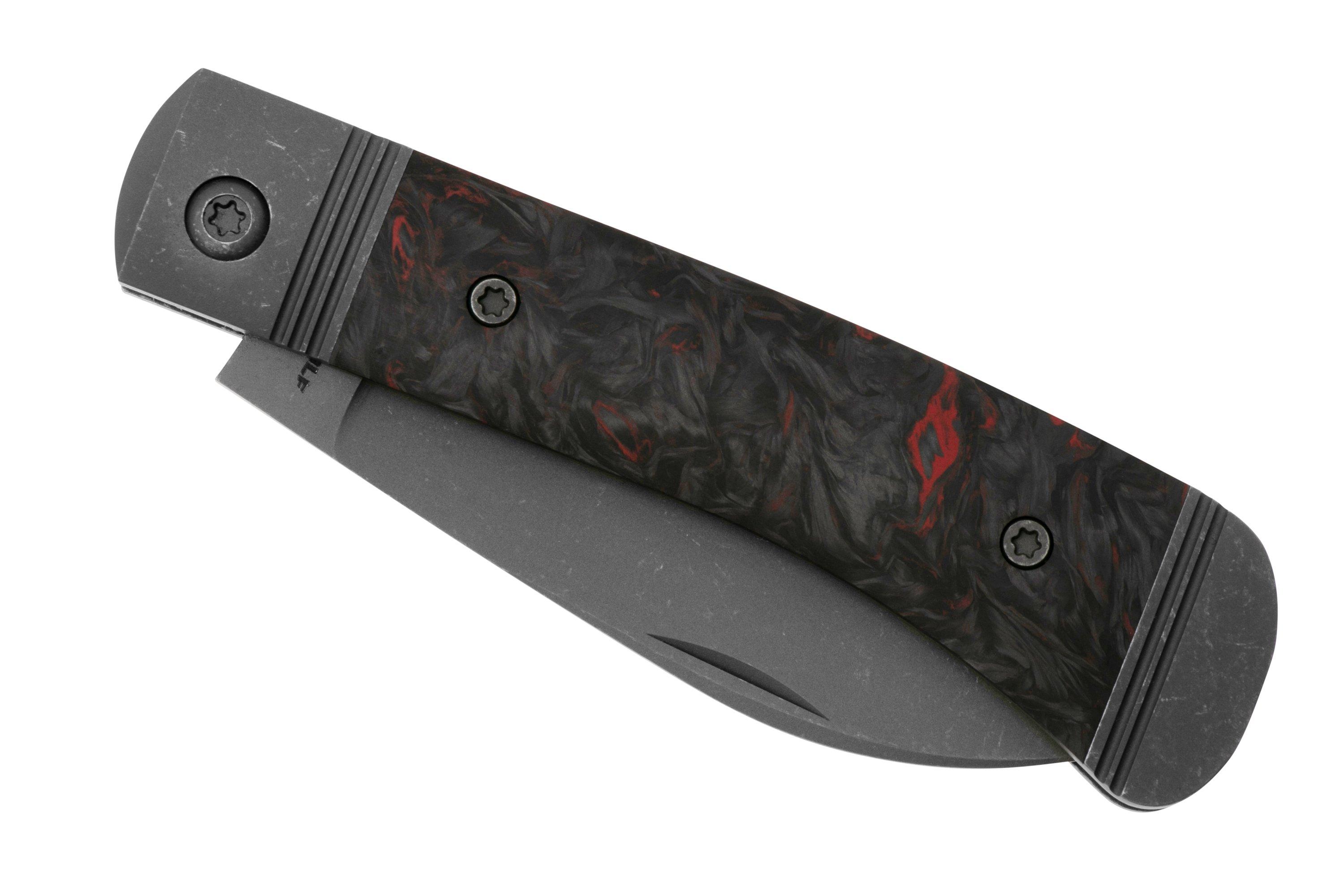 Jack Wolf Venom Jack VEN-FCD-MRBT Blasted S90V, Fat Carbon Dark Matter ...