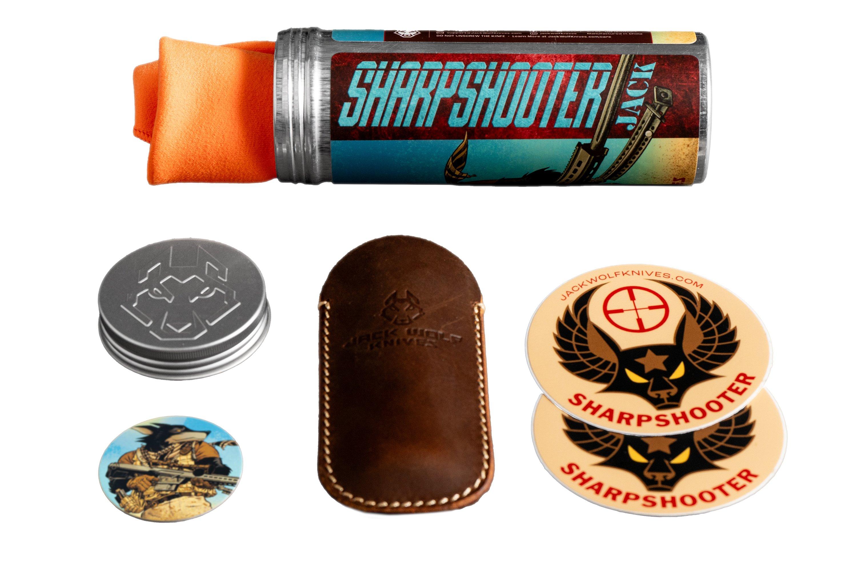 Jack Wolf Sharpshooter Jack SHARP-02-TI-JIGGED Titanium Jigged ...