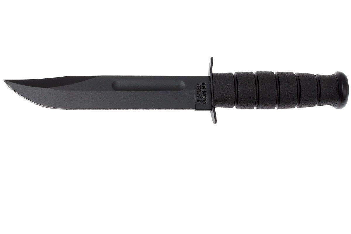 KA-BAR USMC 1213 plain edge, Kraton, fodero kydex | Fare acquisti ...