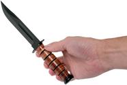 KA BAR Short USMC Knife 1250 Fodero In Pelle Fare Acquisti