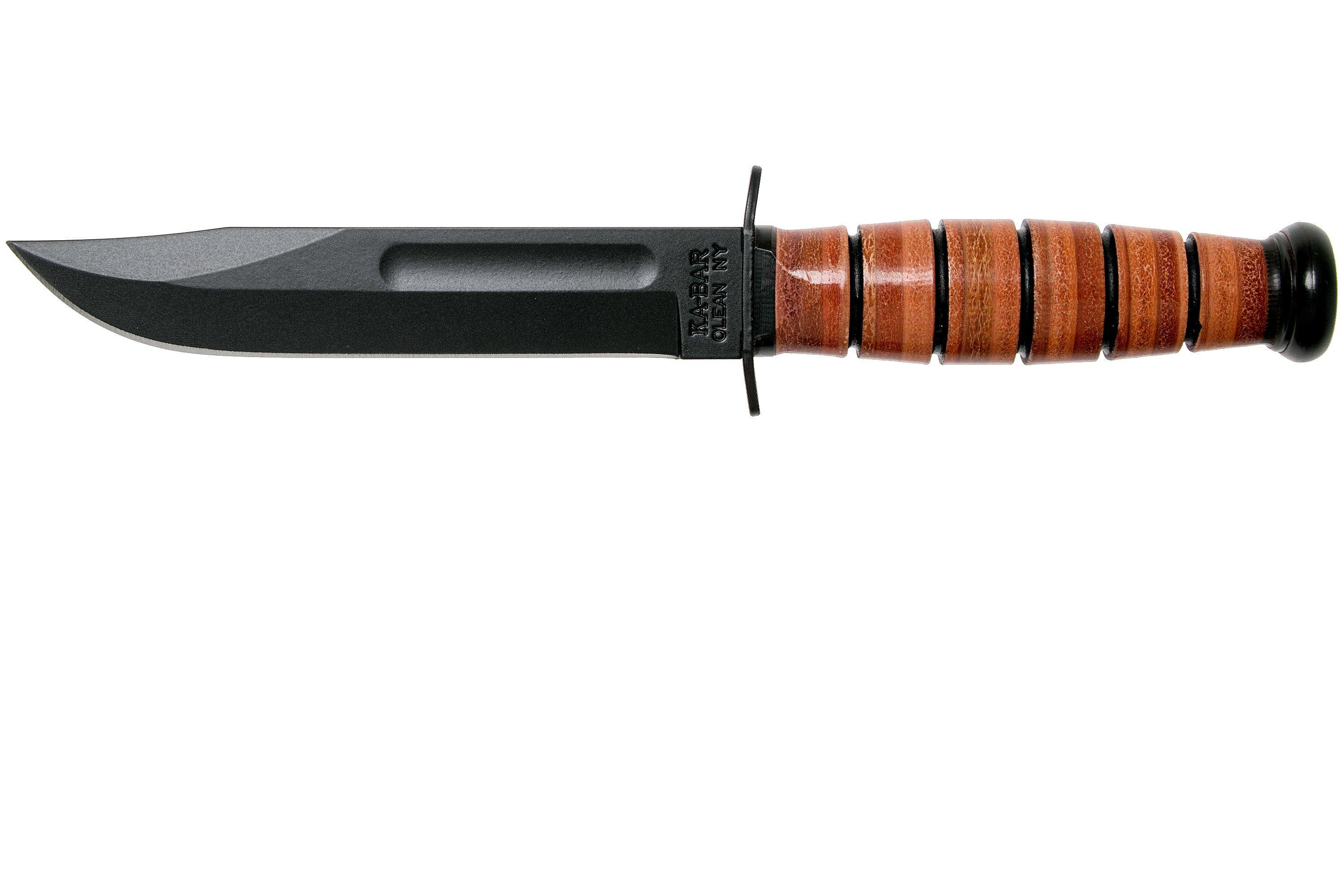 KA-BAR Short 1251, feststehendes Messer, Lederscheide | Günstiger ...