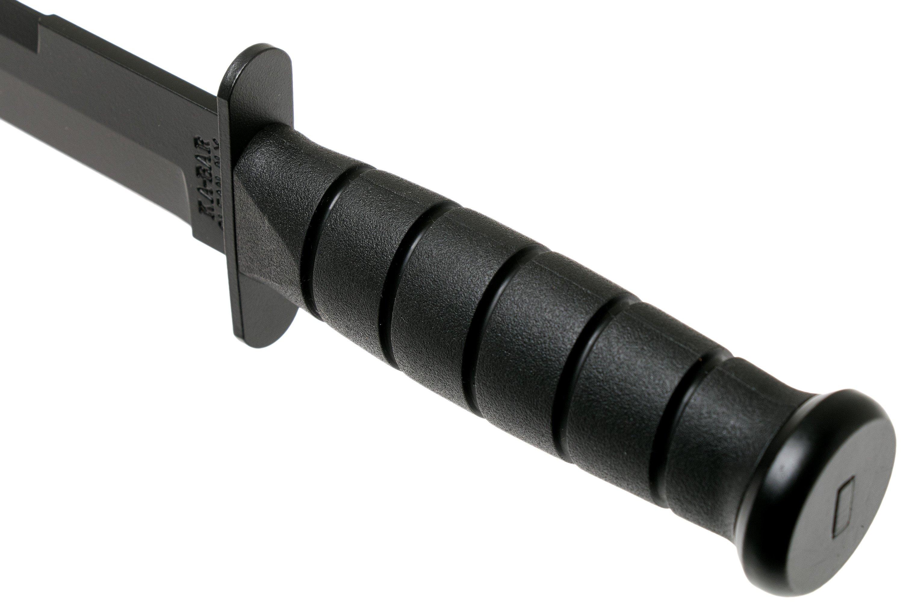 KA-BAR Modified Tanto 1266 plain edge, kydex sheath, survival knife ...