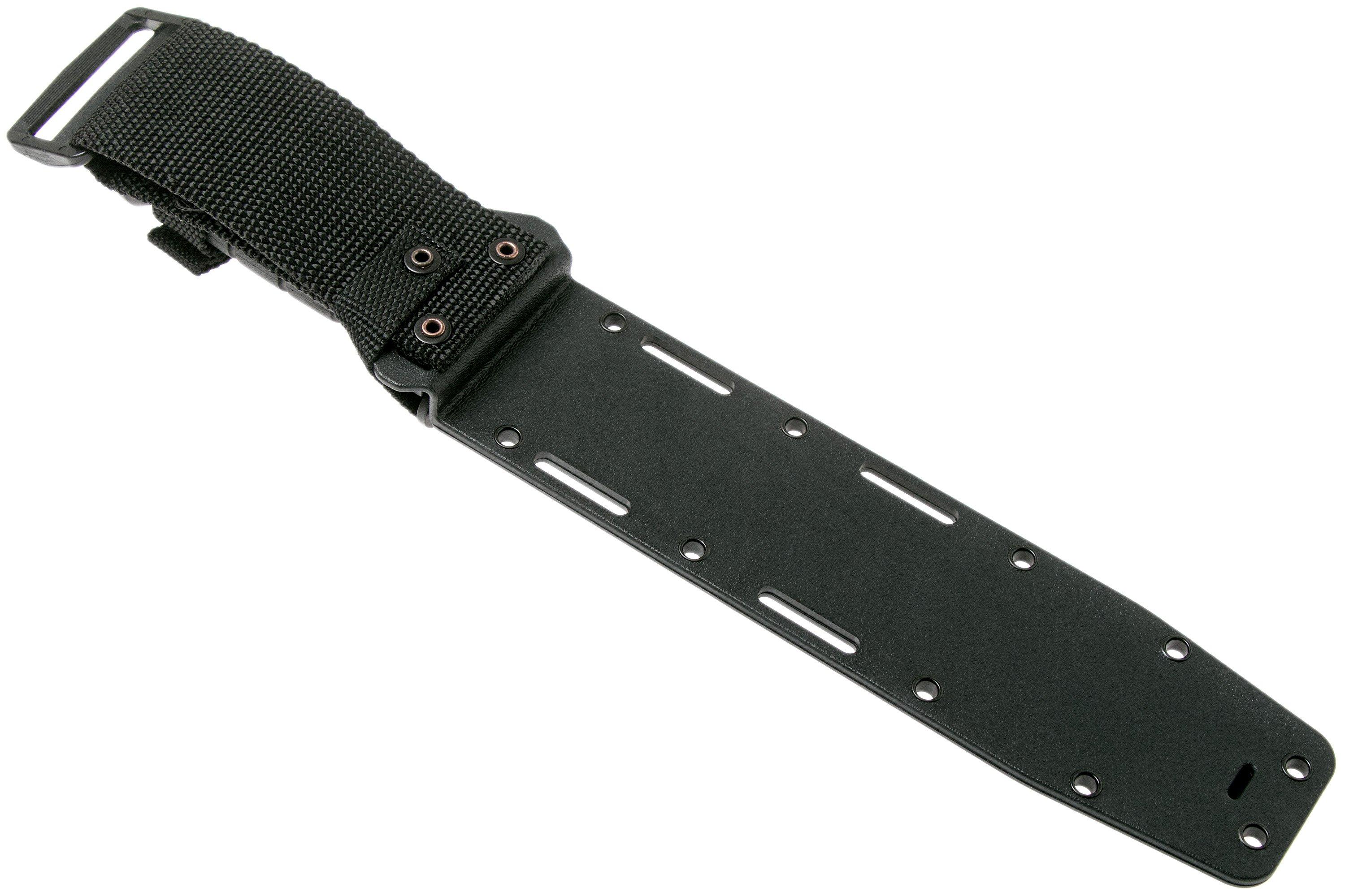 KA-BAR Modified Tanto 1266 plain edge, kydex sheath, survival knife ...
