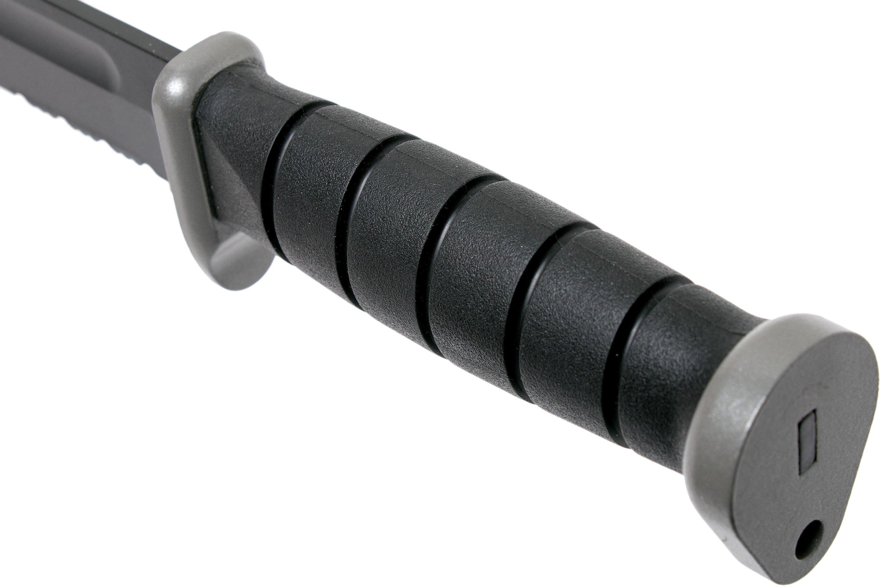 KA-BAR D2 Extreme Fighting Knife 1283, lama seghettata, manico Kraton ...