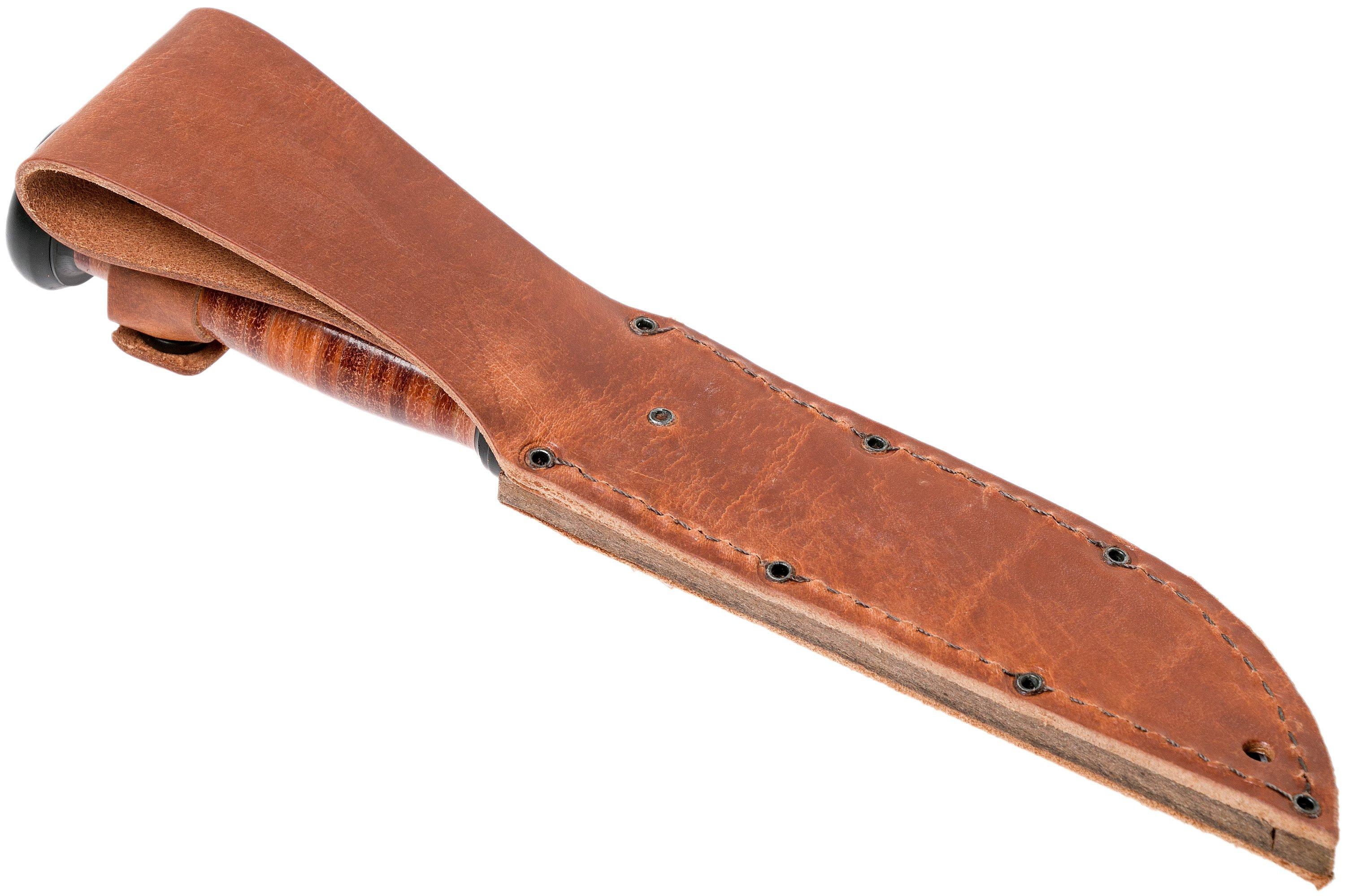 KA-BAR Mark I USN 2225 Leather fixed knife | Advantageously shopping at ...