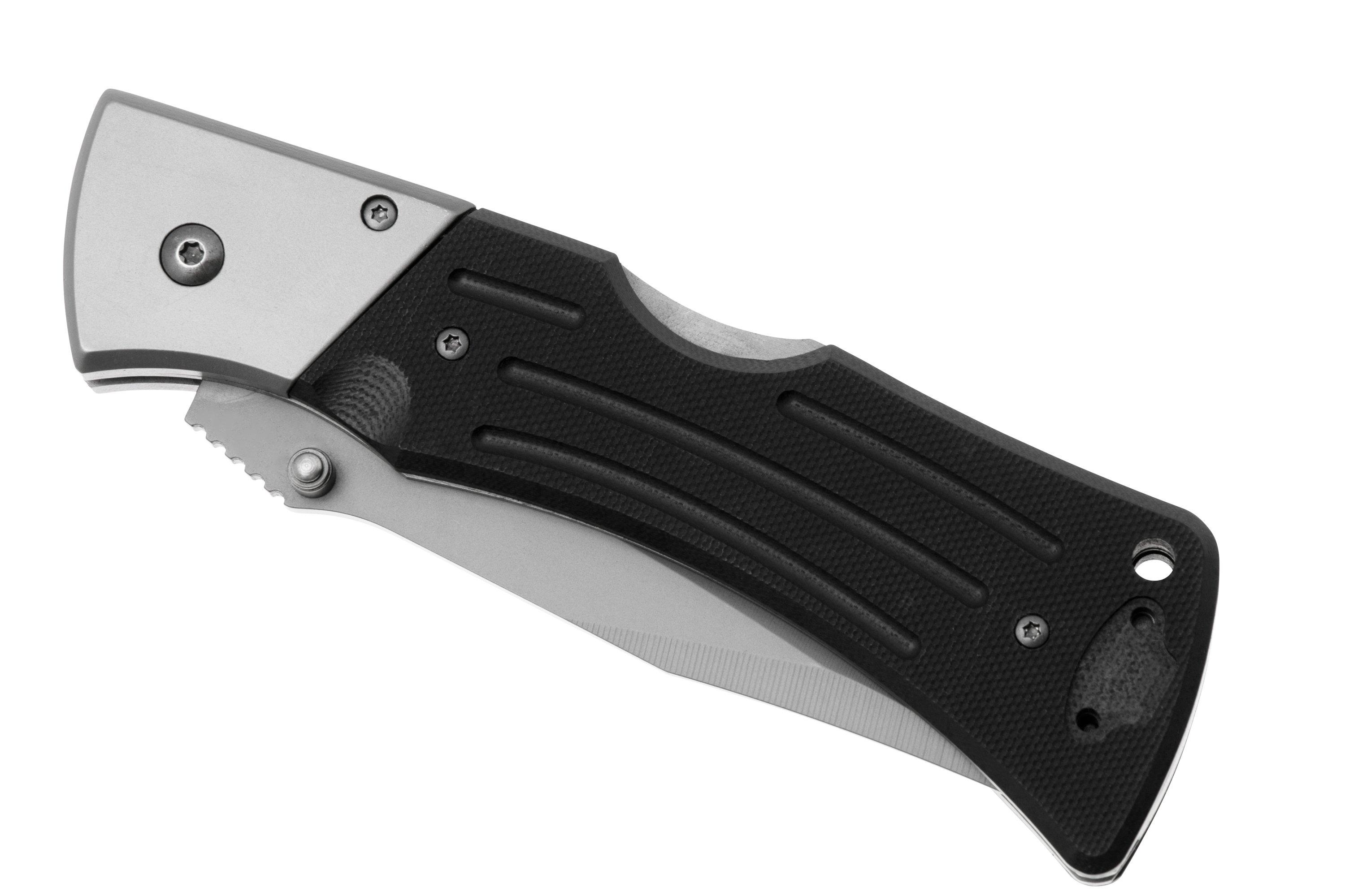 KA-BAR Mule Folder 3062 Clippoint, Black G10, navaja táctica | Compras ...