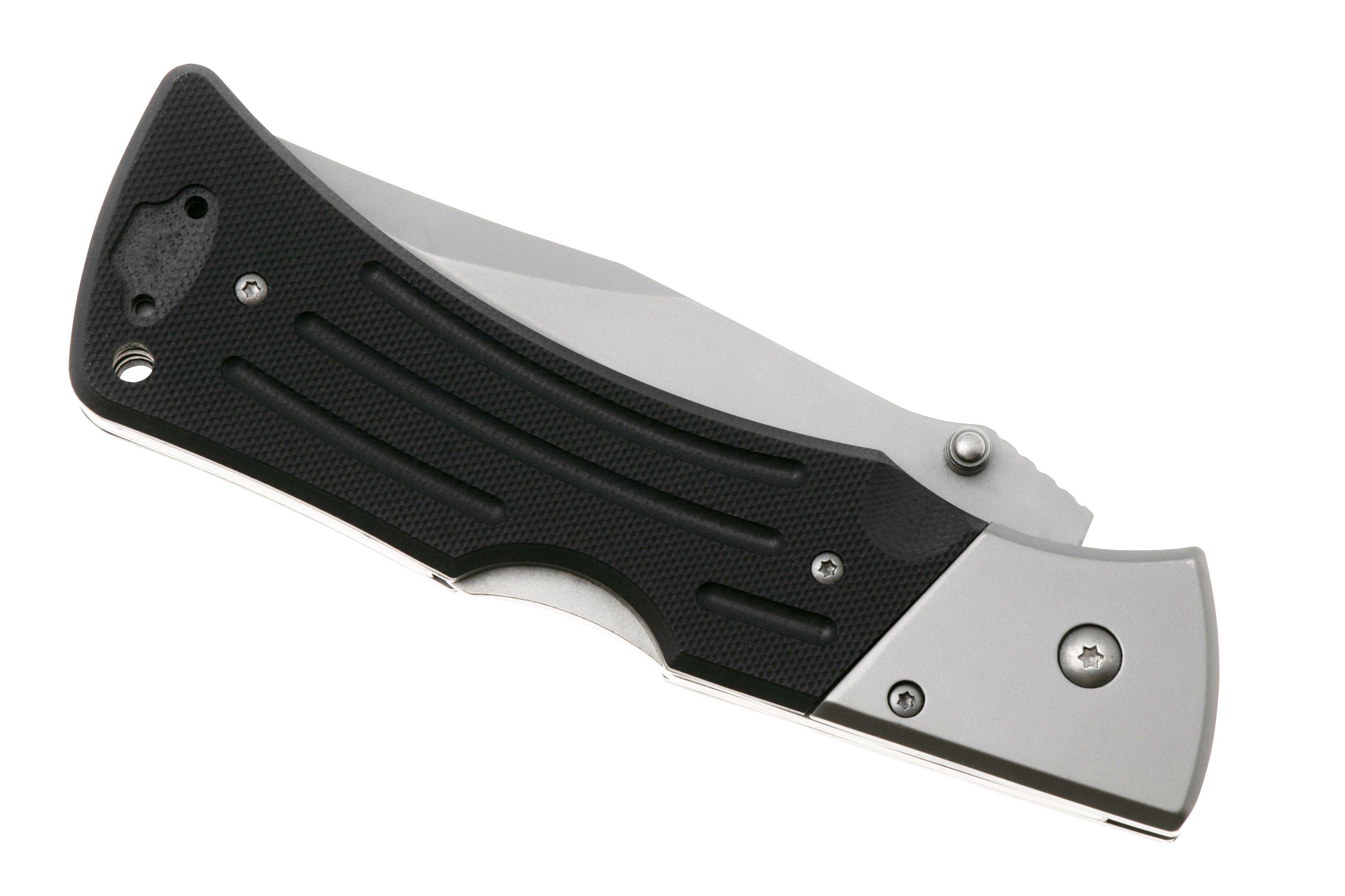 KA-BAR Mule Folder 3063 Clippoint Serrated, Black G10, tactical pocket ...