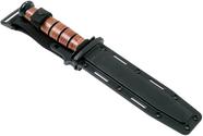 KA BAR USMC 5017 Plain Edge Leather Plastic Sheath Advantageously