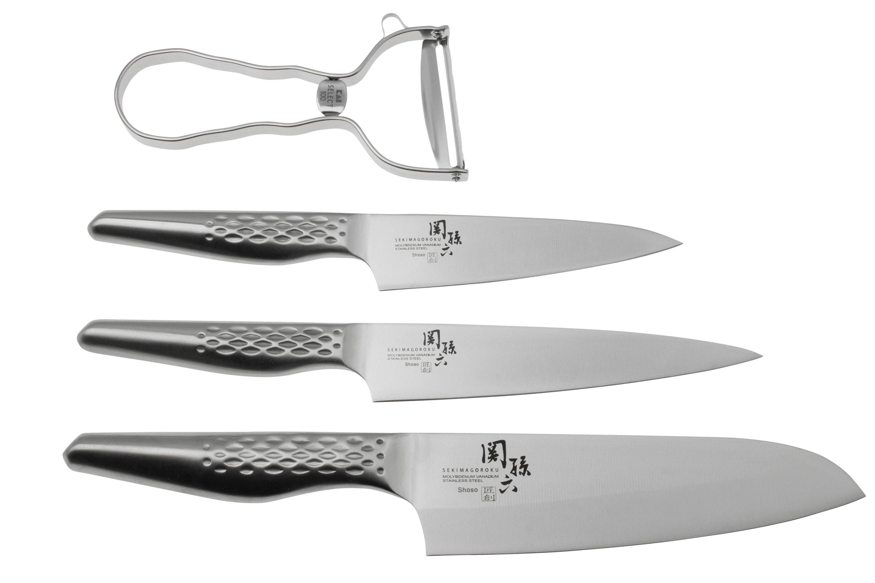 Kai Shun Seki Magoroku Shoso 51-W23, 4-piece knife set | Advantageously ...