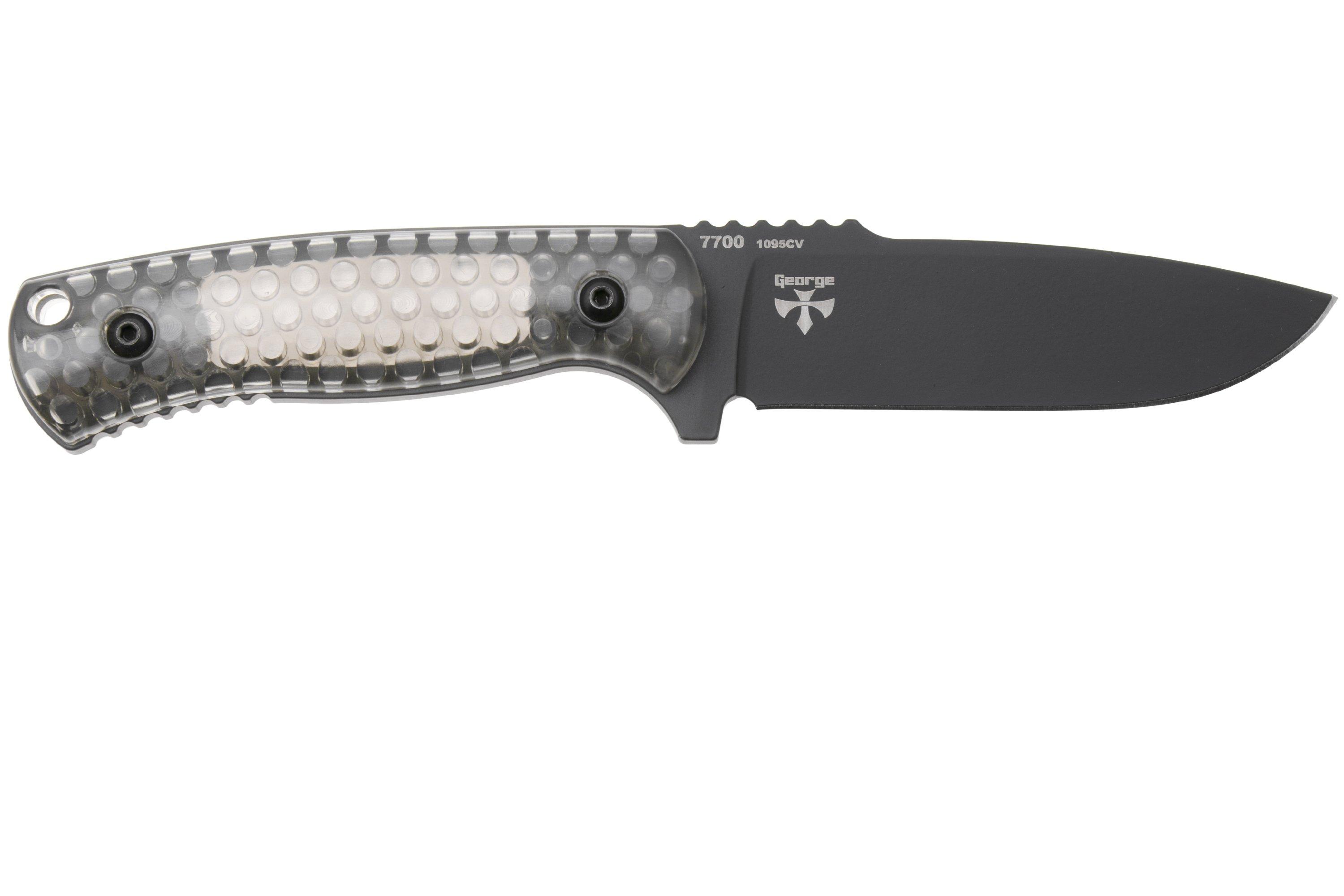 KA-BAR Cool Name 7700, Black 1095 Cro-Van Drop Point, Transparent ...