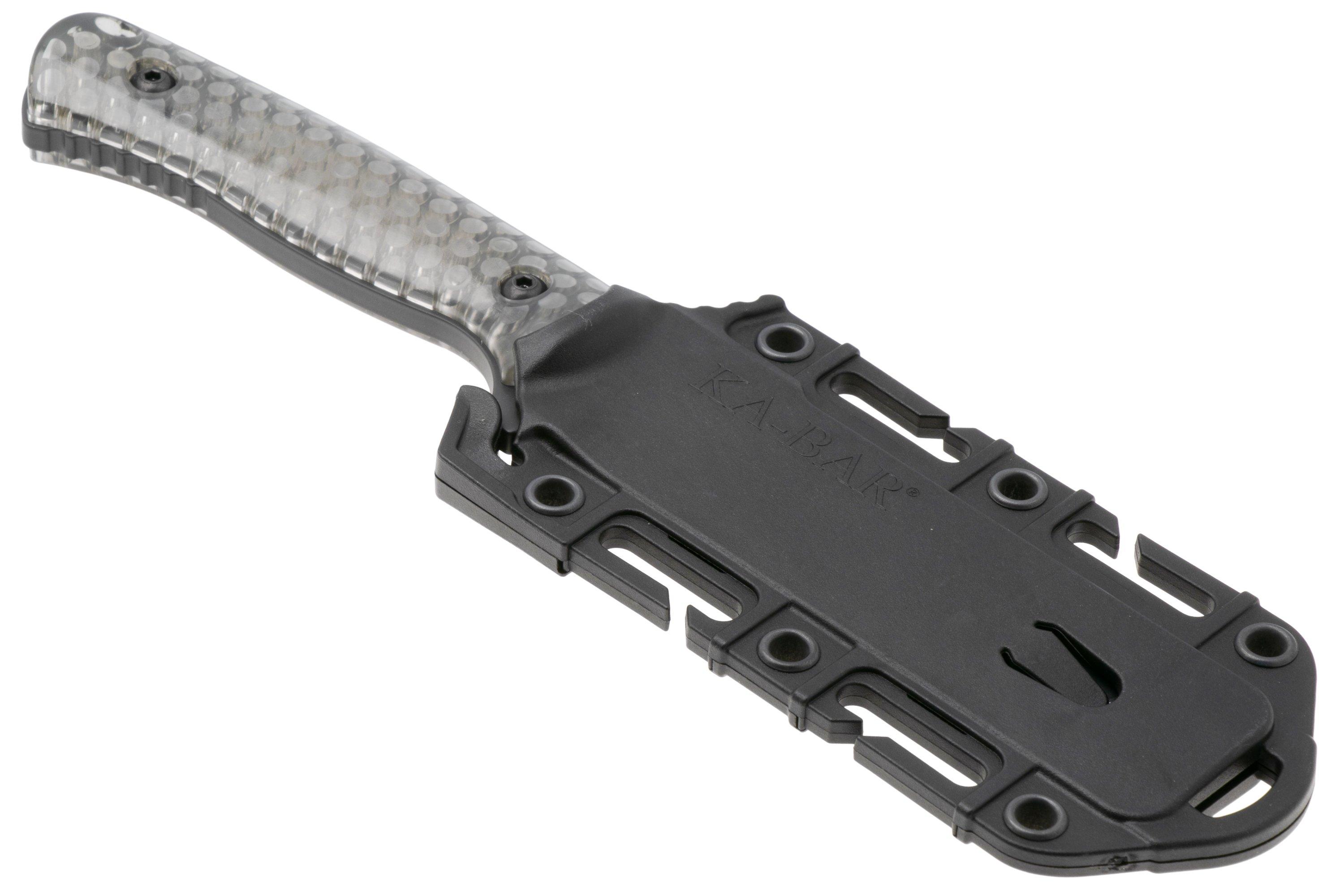 KA-BAR Cool Name 7700, Black 1095 Cro-Van Drop Point, Transparent ...