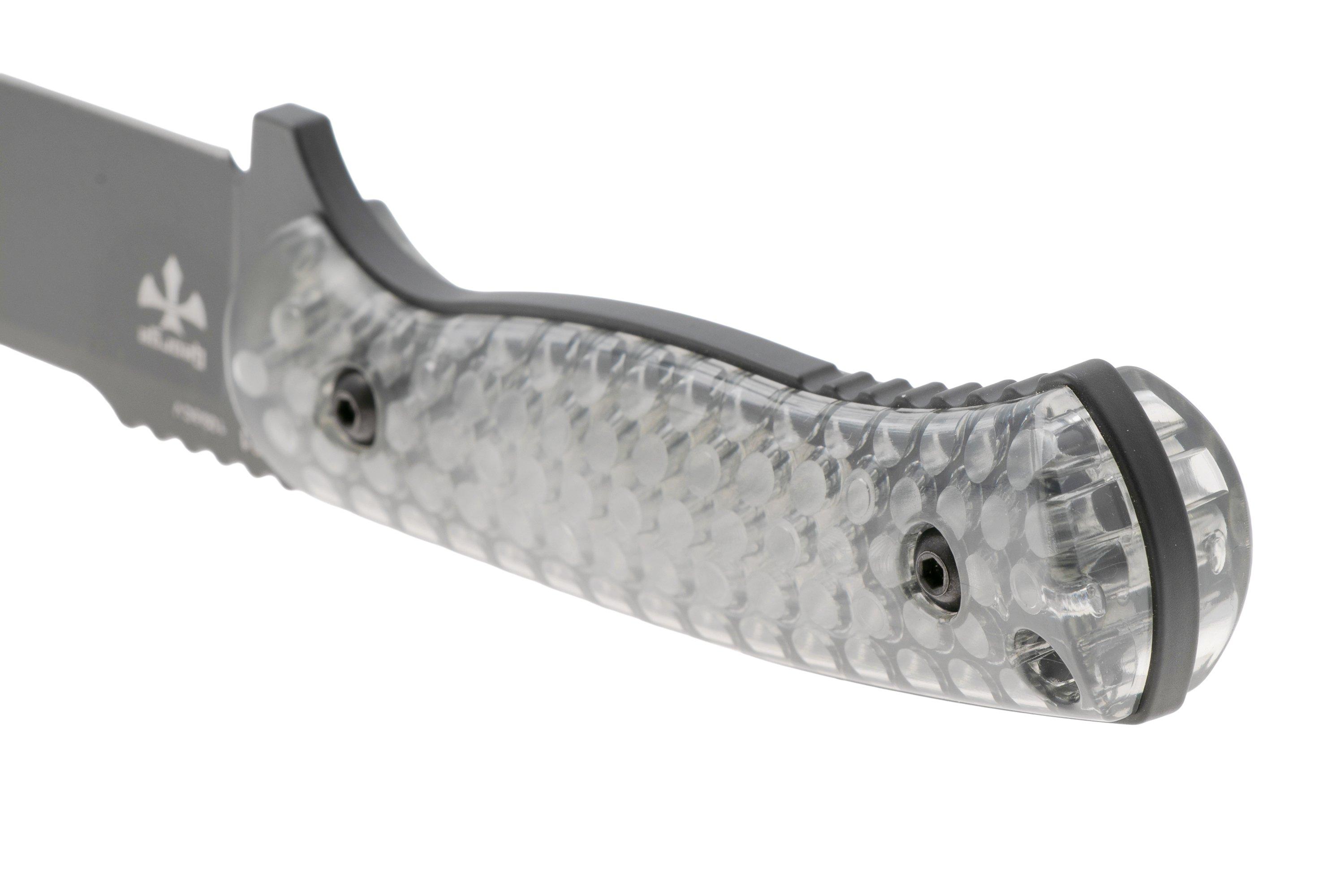 KA-BAR Cool Name 7701, Black 1095 Cro-Van Sheepsfoot, Transparent ...