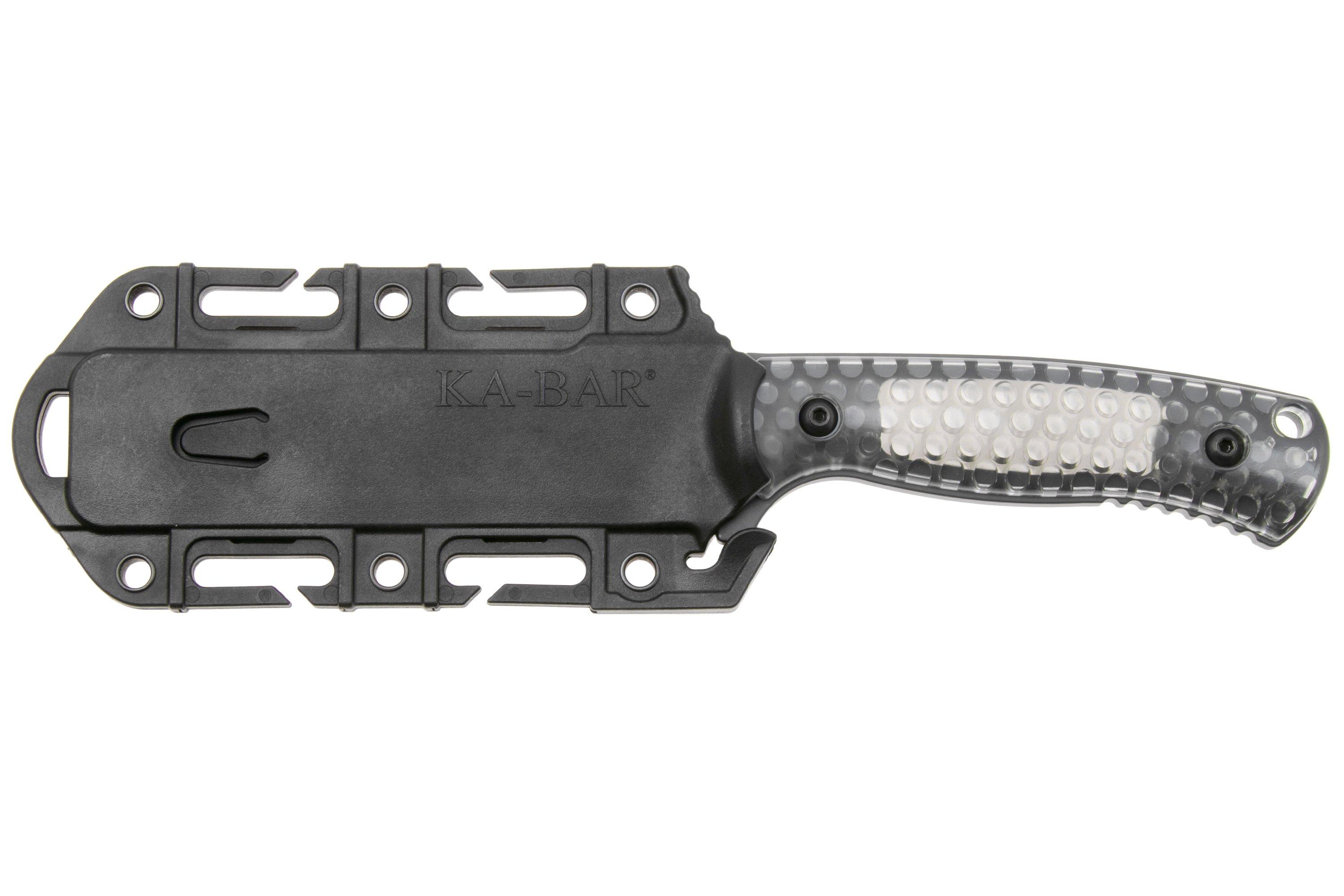 KA-BAR Cool Name 7701, Black 1095 Cro-Van Sheepsfoot, Transparent ...