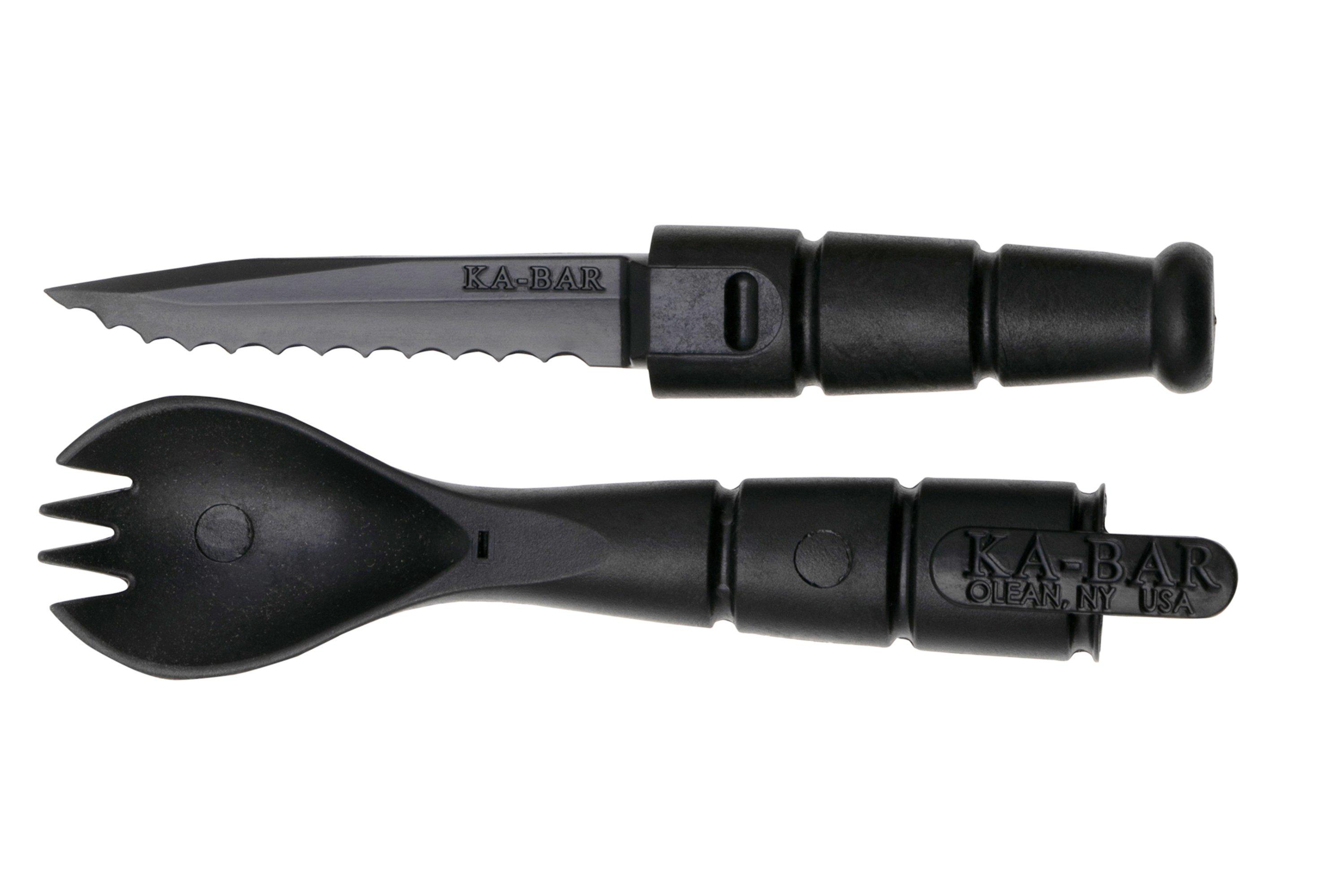 KA-BAR Spork and Knife 9909CP, tactical spork | Advantageously shopping ...