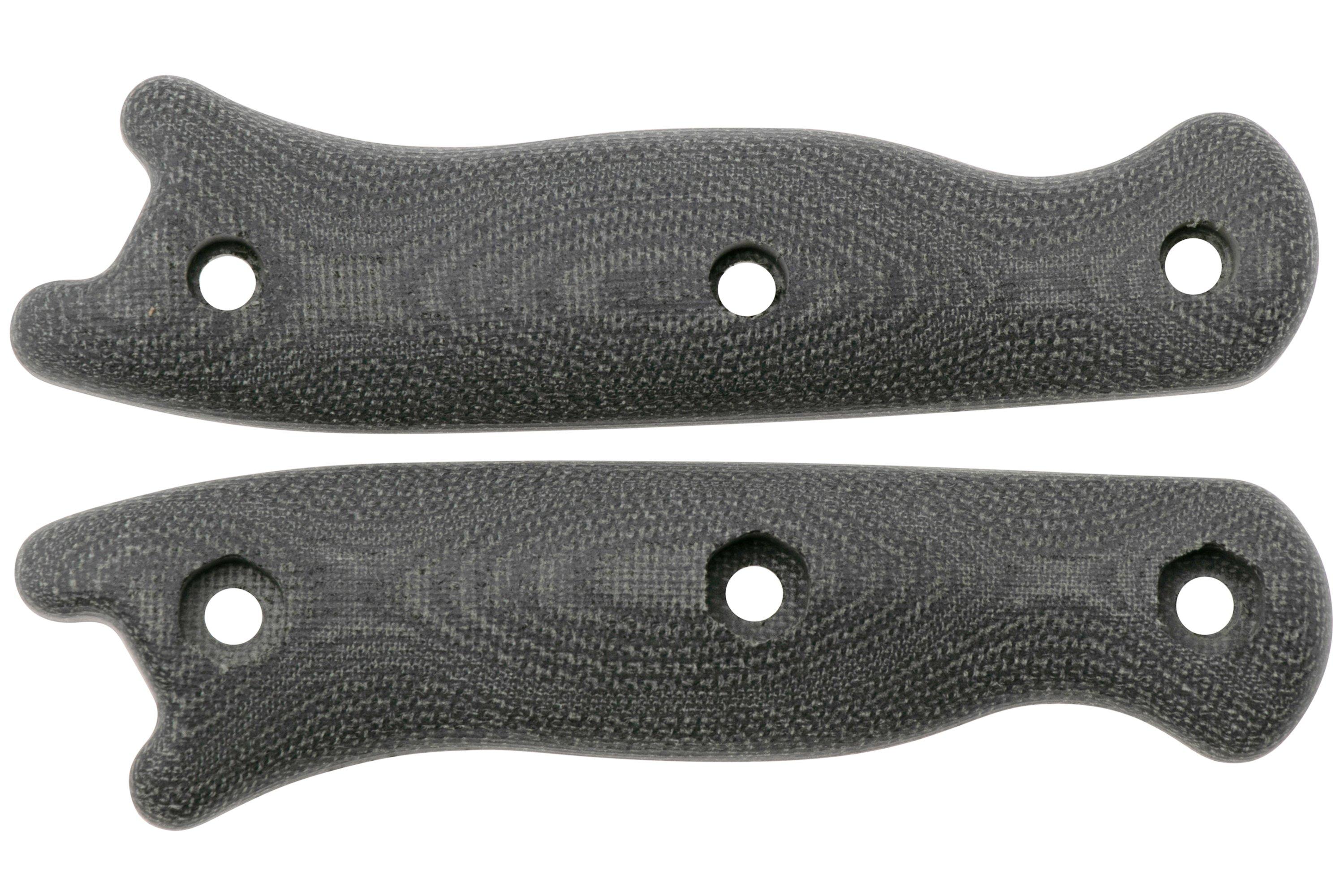 KA-BAR Short Becker Handle Scales BK16BLKHNDL black micarta ...