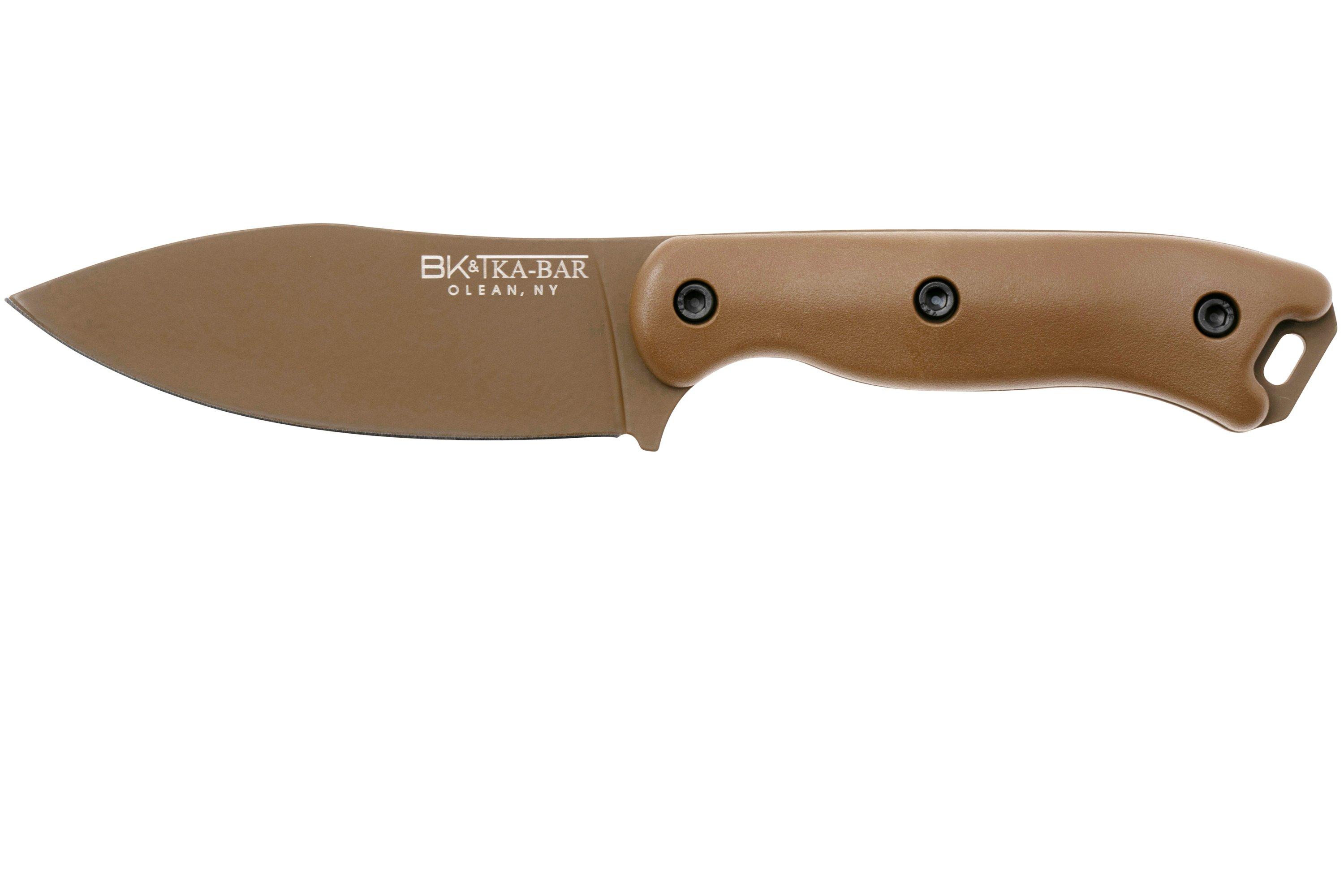 KA-BAR BK19 Becker Nessmuk Brown, survival knife | Advantageously ...