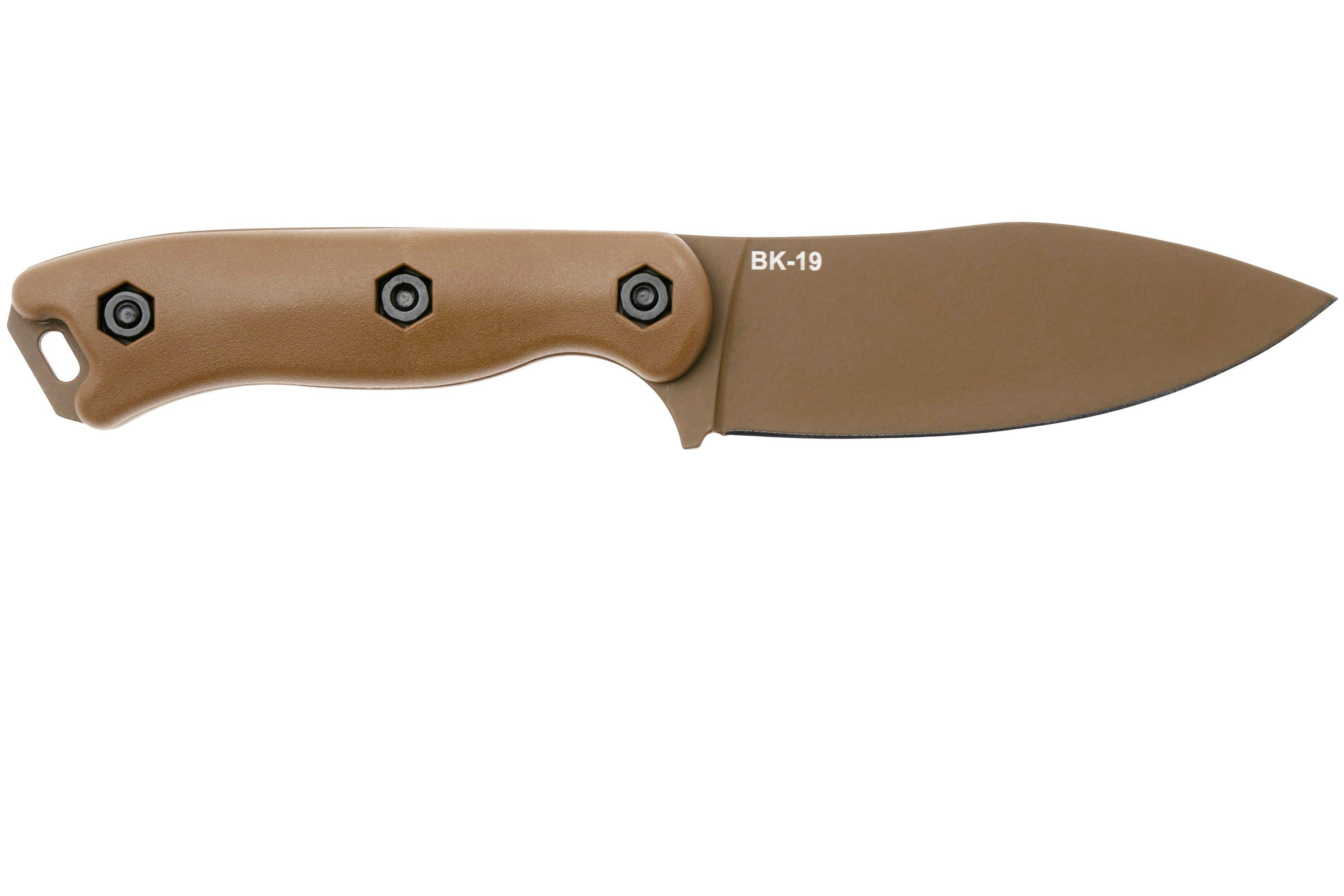KA-BAR BK19 Becker Nessmuk Brown, survival knife | Advantageously ...