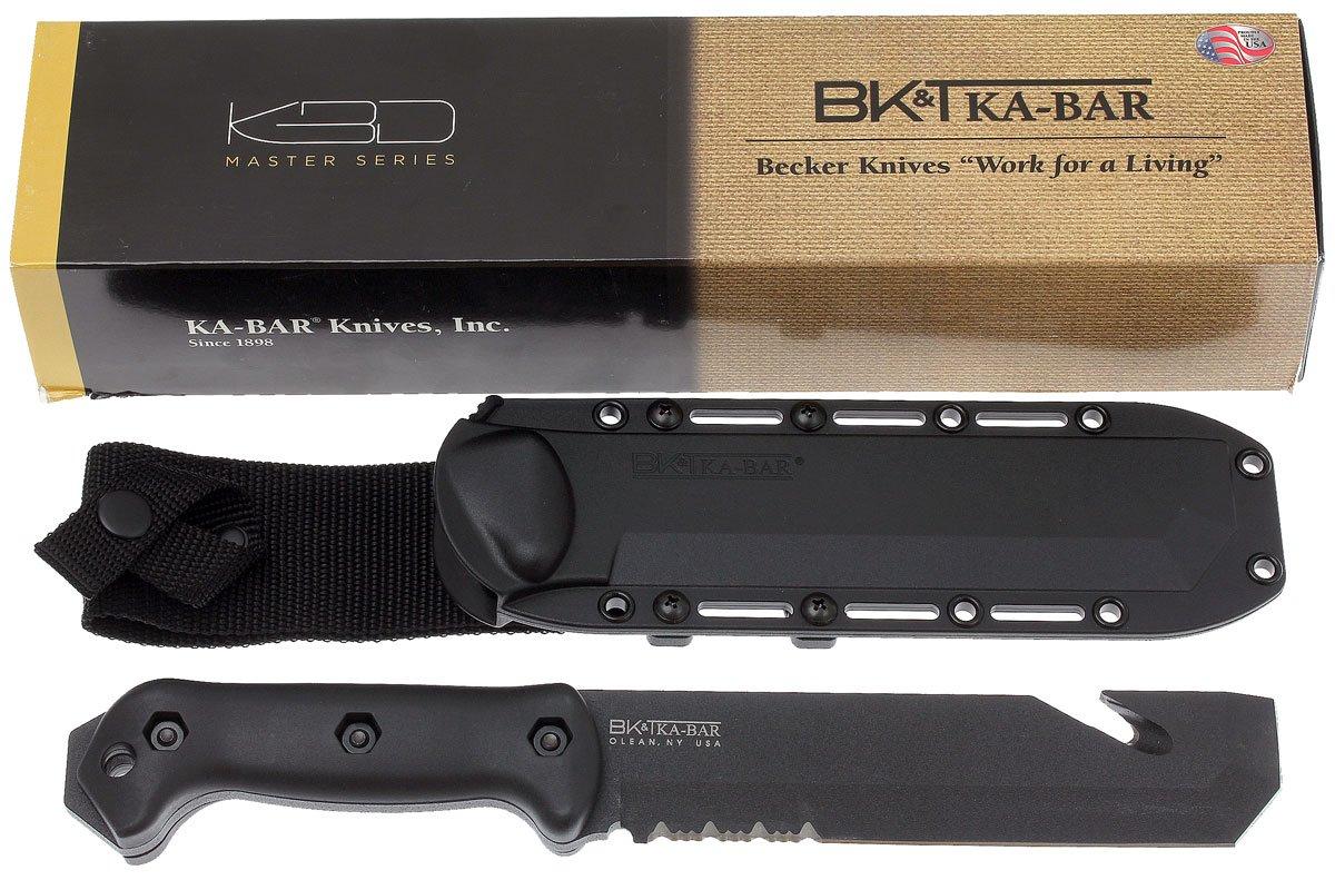 KA-BAR Becker TacTool BK3, polyester sheath | Advantageously shopping ...