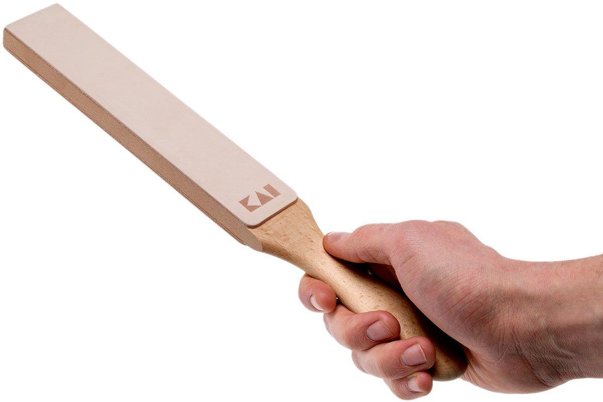 Kai Polishing Strop Set, stropping paddle + polishing paste ...