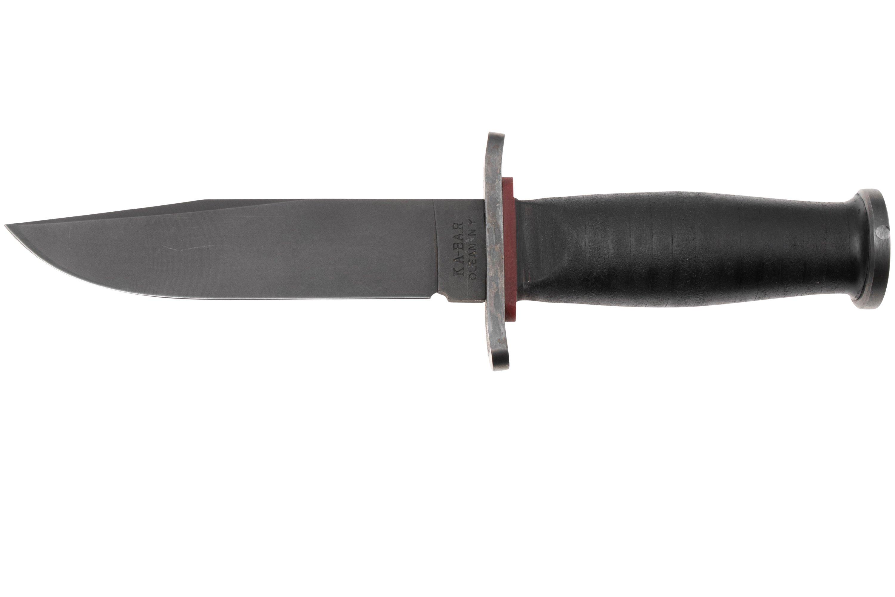 KA-BAR State & Union Mark I Red Spacer USN SU6425MK, Gun Blued 1095CV ...