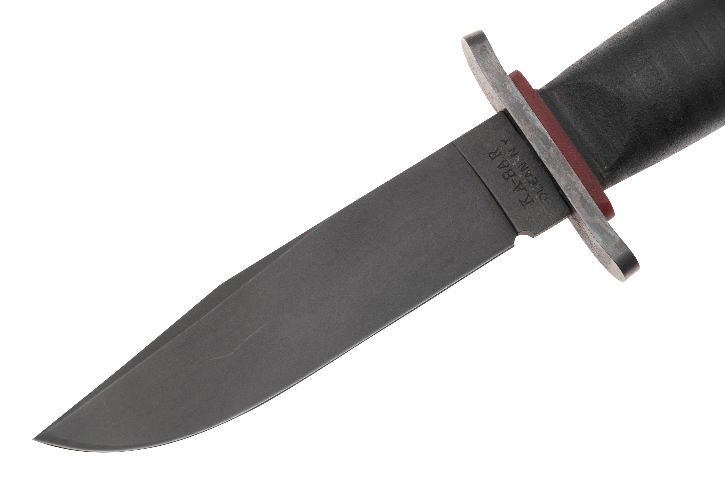 KA-BAR State & Union Mark I Red Spacer USN SU6425MK, Gun Blued 1095CV ...