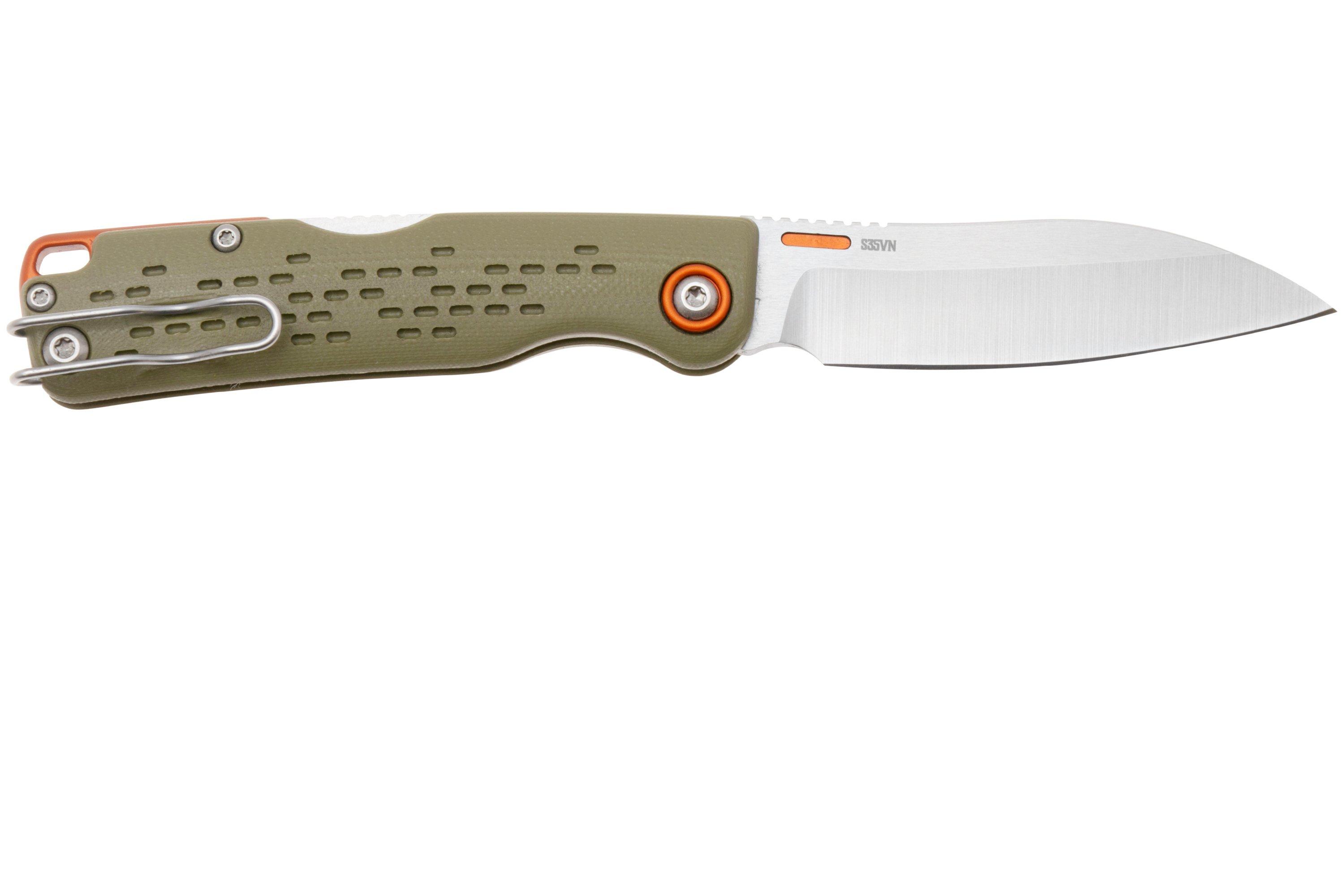 KA-BAR State & Union F01 SUF01OD, Satin S35VN, Olive Drab G10, Orange ...