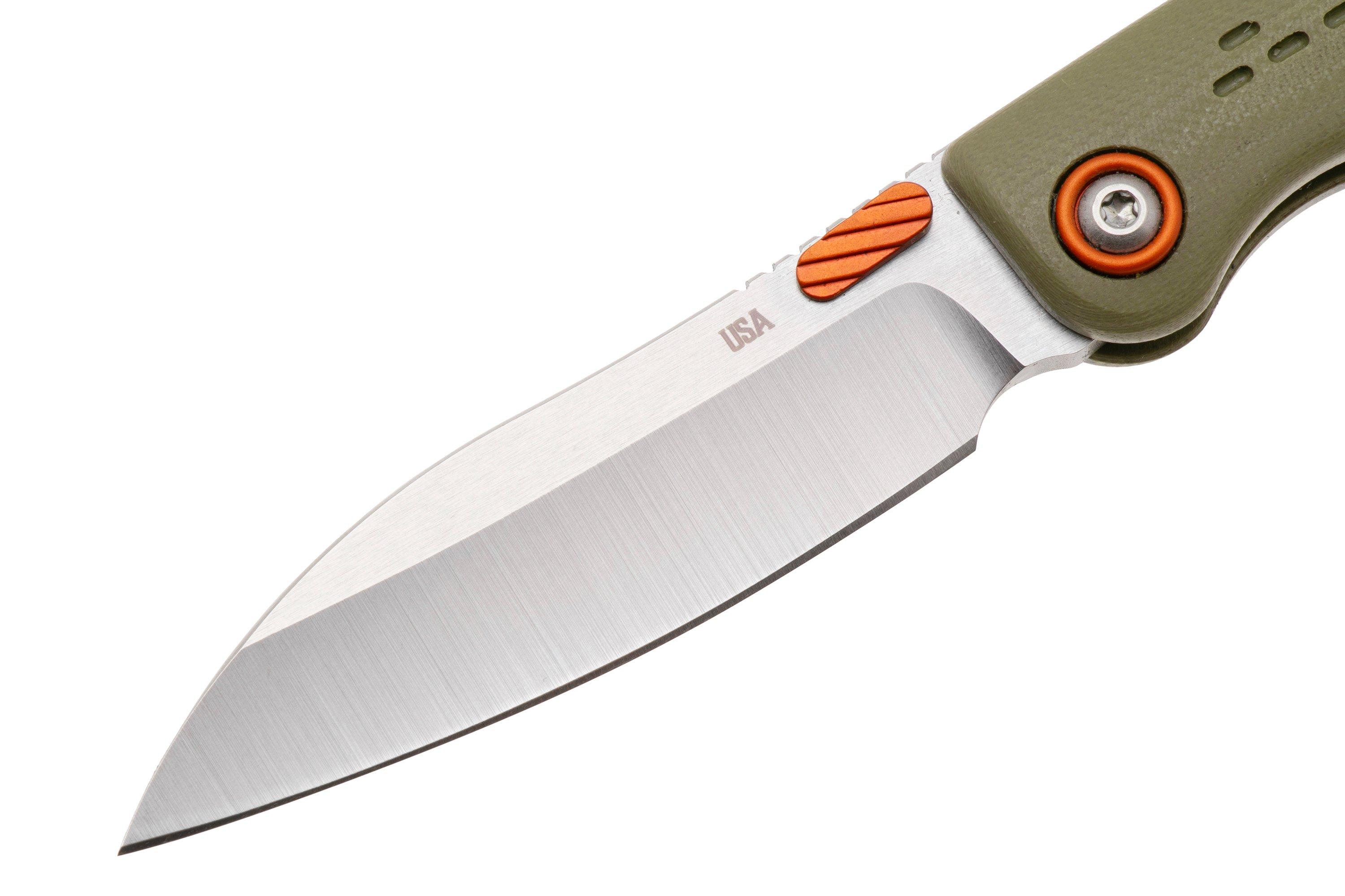 KA-BAR State & Union F01 SUF01OD, Satin S35VN, Olive Drab G10, Orange ...