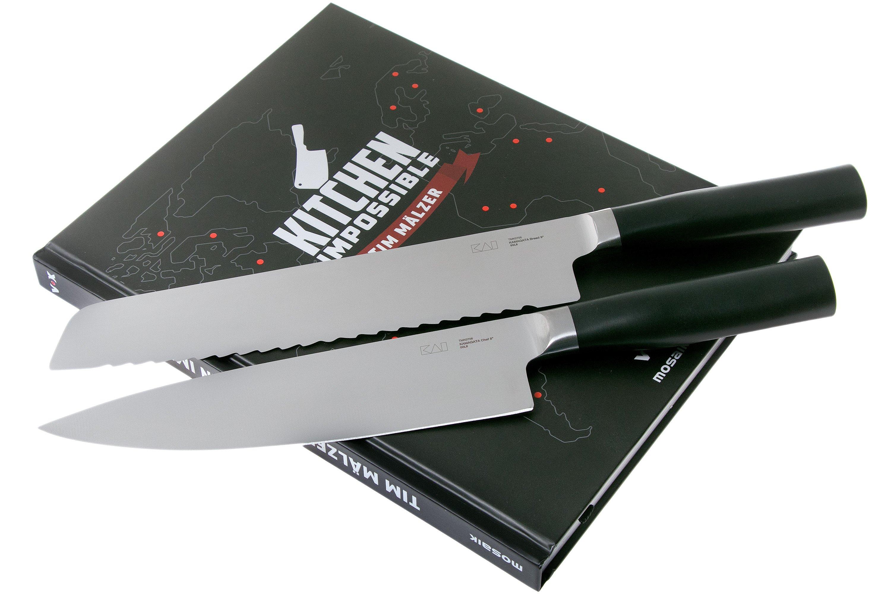 Kai Tim Malzer Kamagata Monster Set TMK-CB22, 2-piece knife set chef's ...