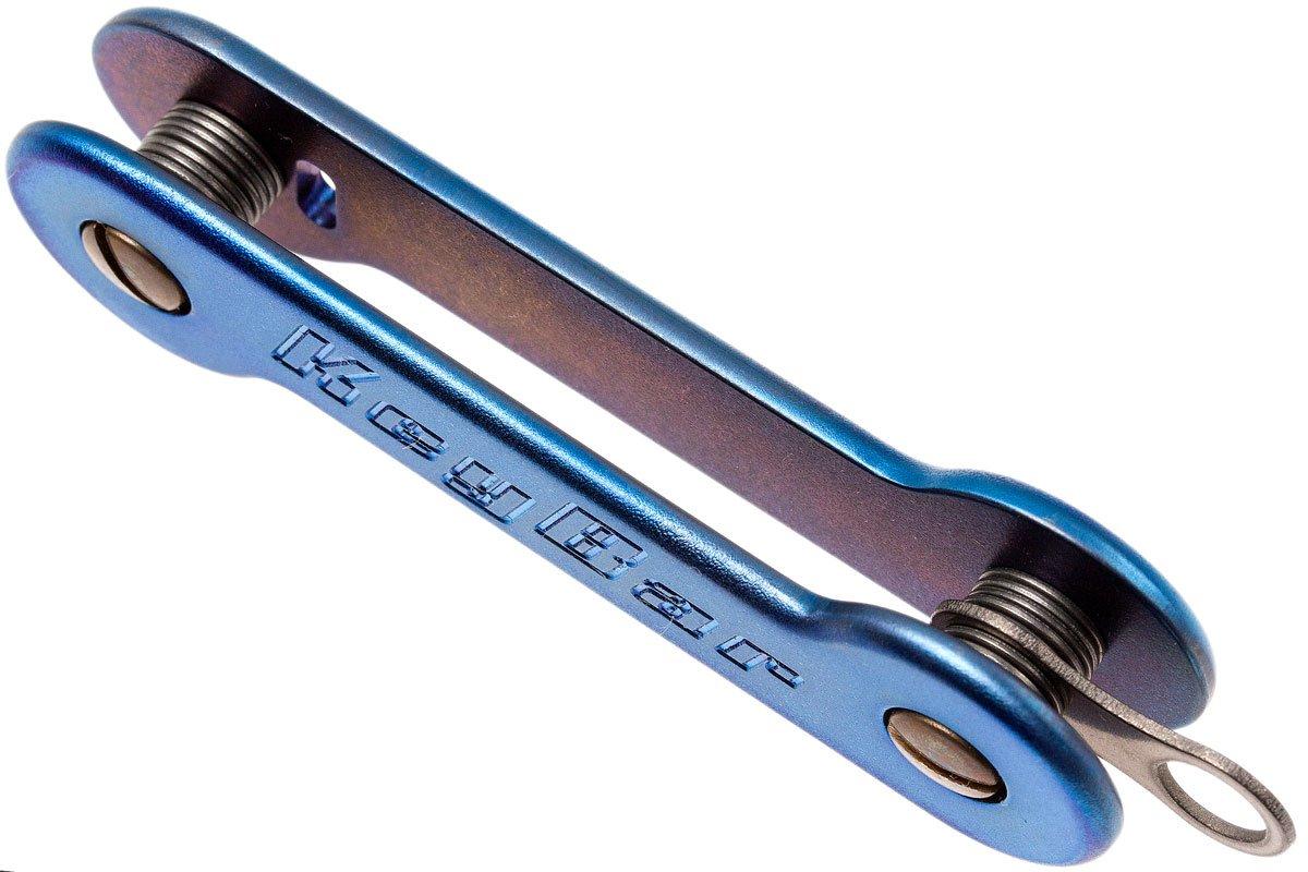 KeyBar Treated Titanium Blue key-tool | Advantageously shopping at ...
