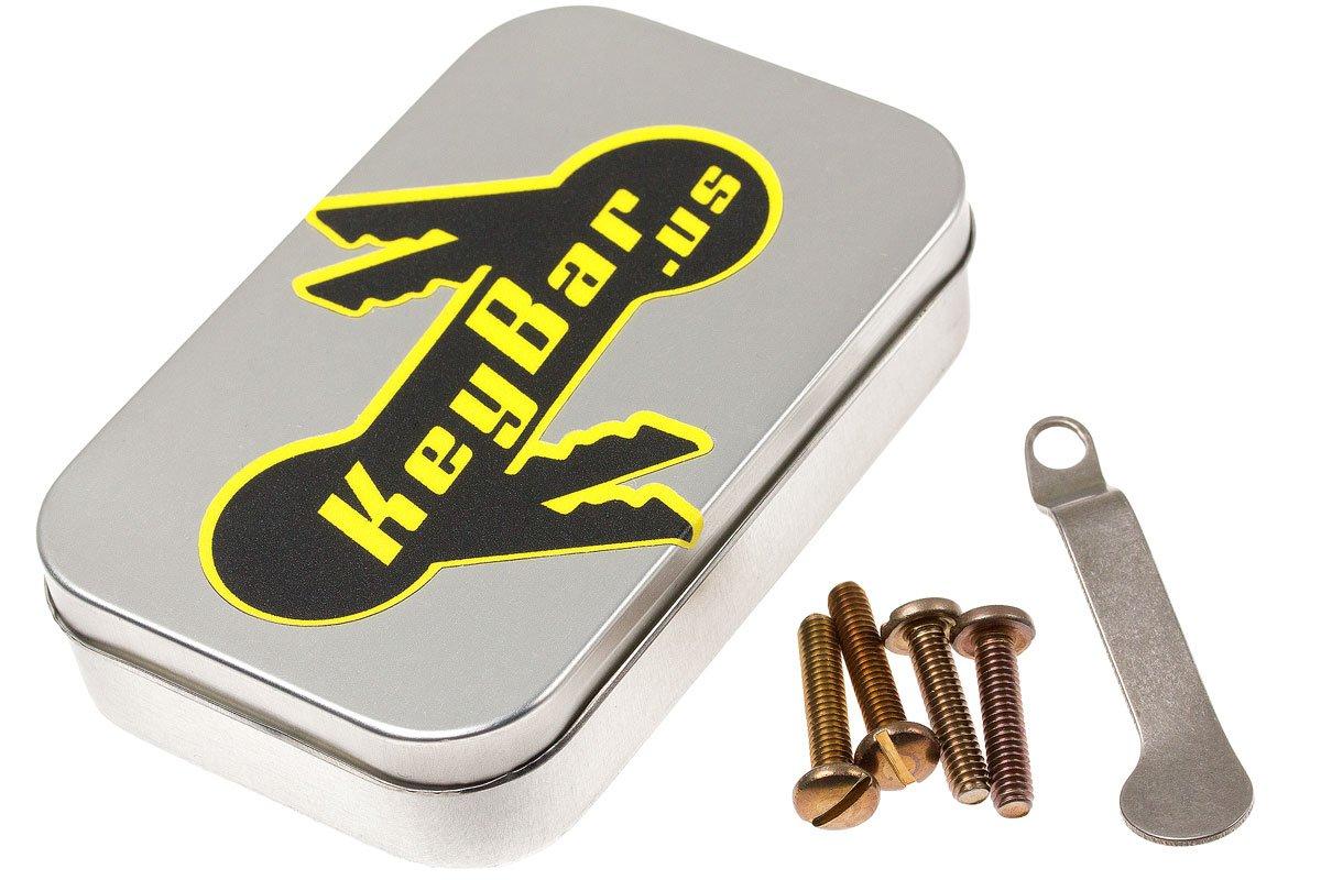 KeyBar Treated Titanium Blue key-tool | Advantageously shopping at ...