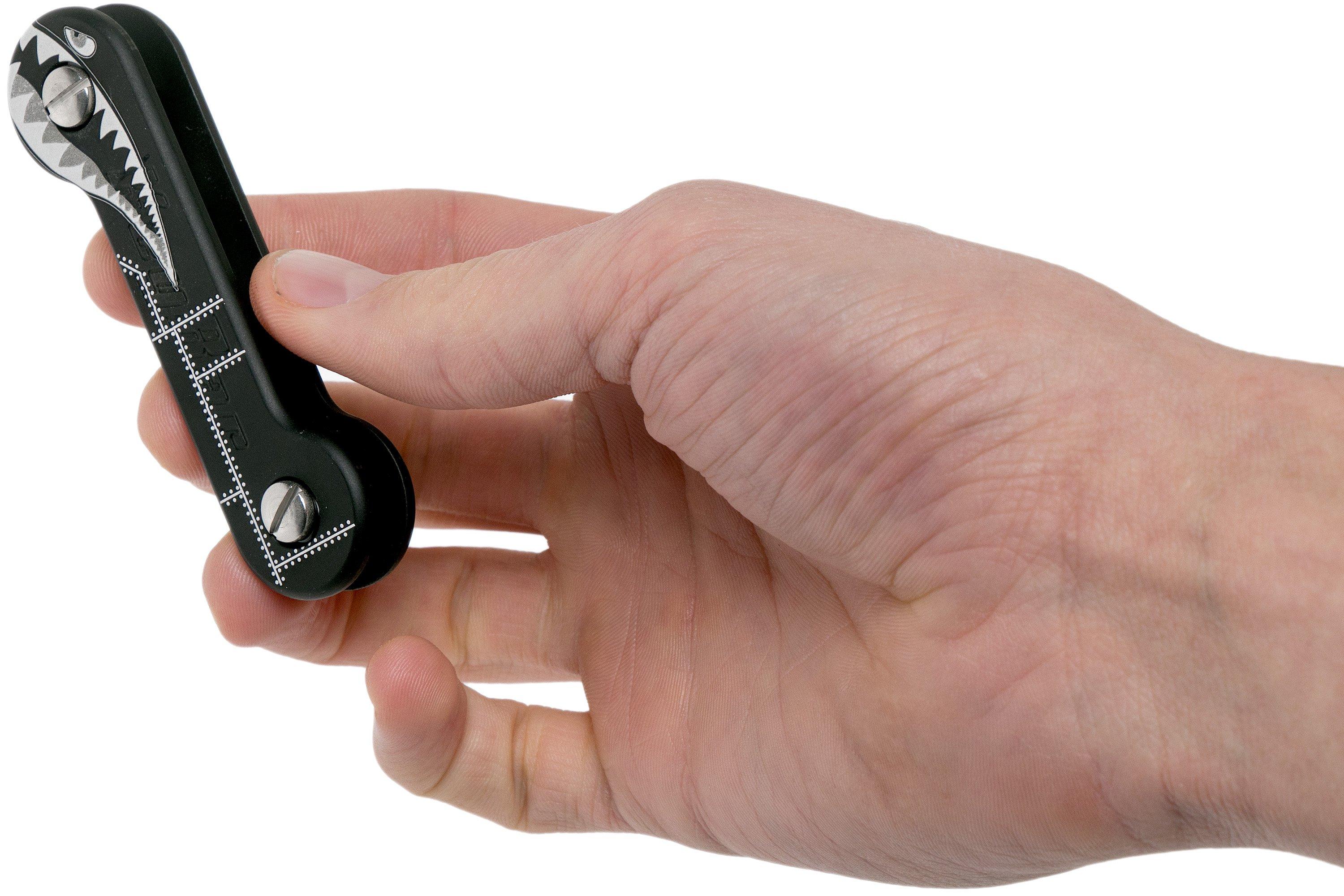 KeyBar Aluminum Black Bomber | Advantageously shopping at Knivesandtools.se