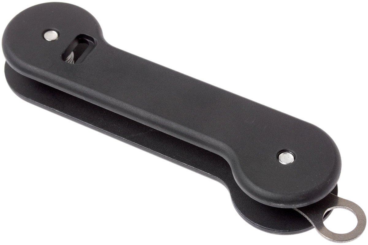 KeyBar Black Anodised Aluminium key organiser | Advantageously shopping ...