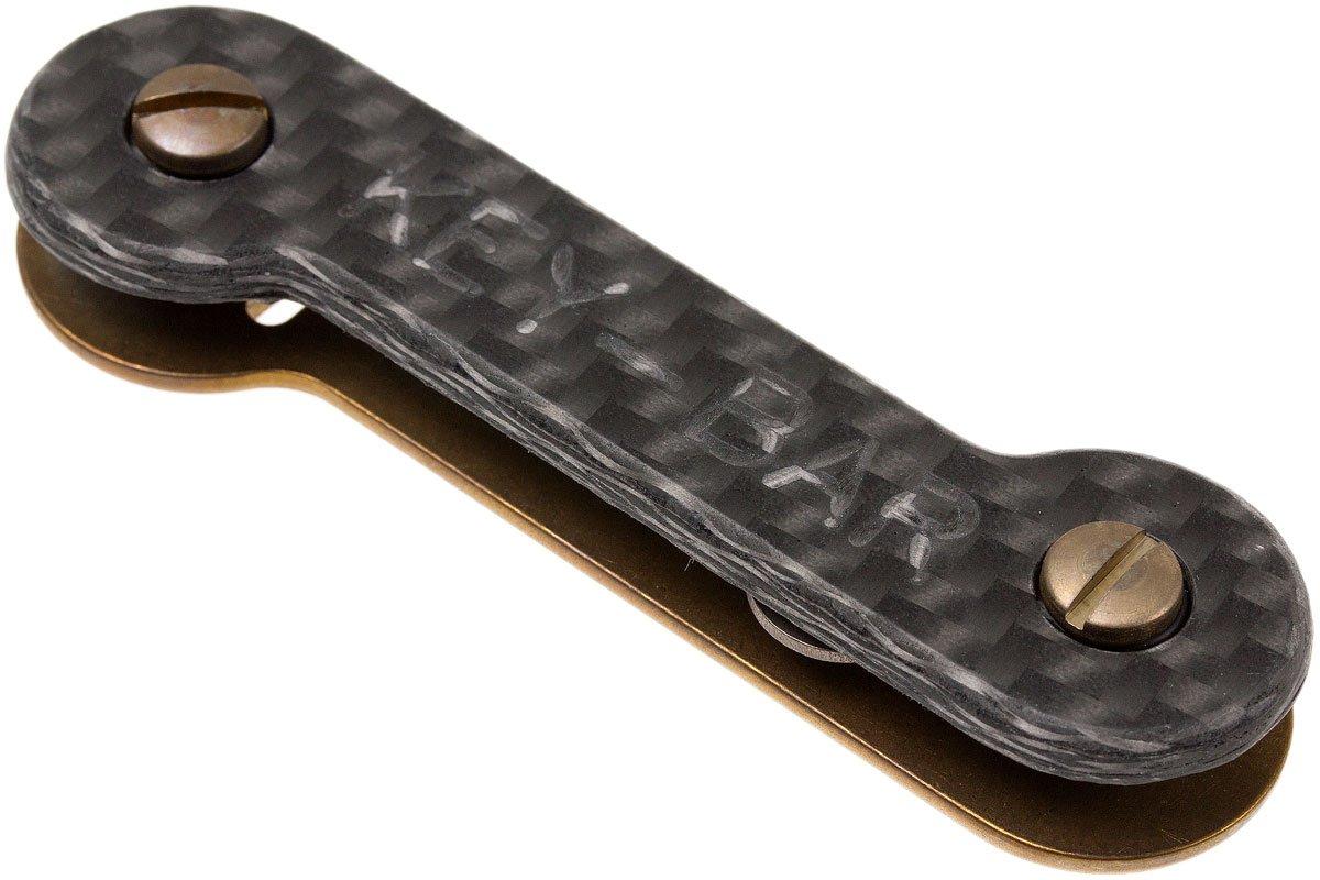 KeyBar Treated Titanium Bronze/Carbonfiber key-tool | Advantageously ...