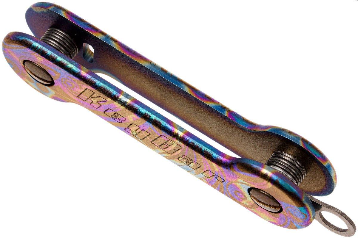 KeyBar Treated Titanium Coral Floral key-tool | Advantageously shopping ...