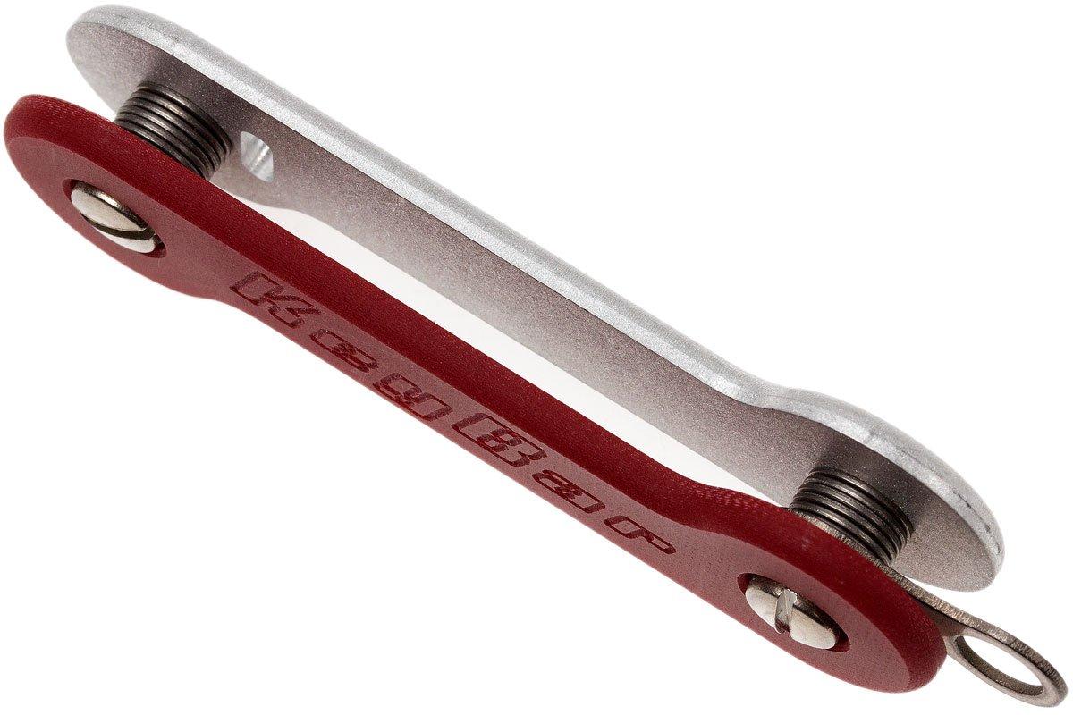 KeyBar Red G10/Aluminium key-tool | Advantageously shopping at ...