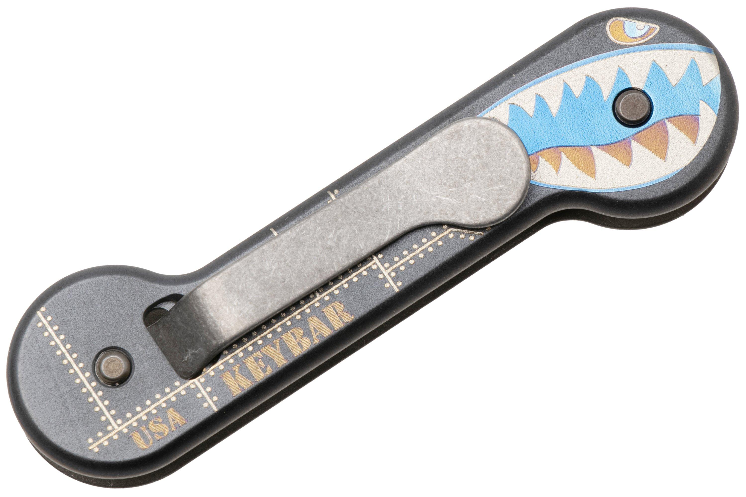 KeyBar Titanium Stealth Bomber KBR248, key organiser | Advantageously ...