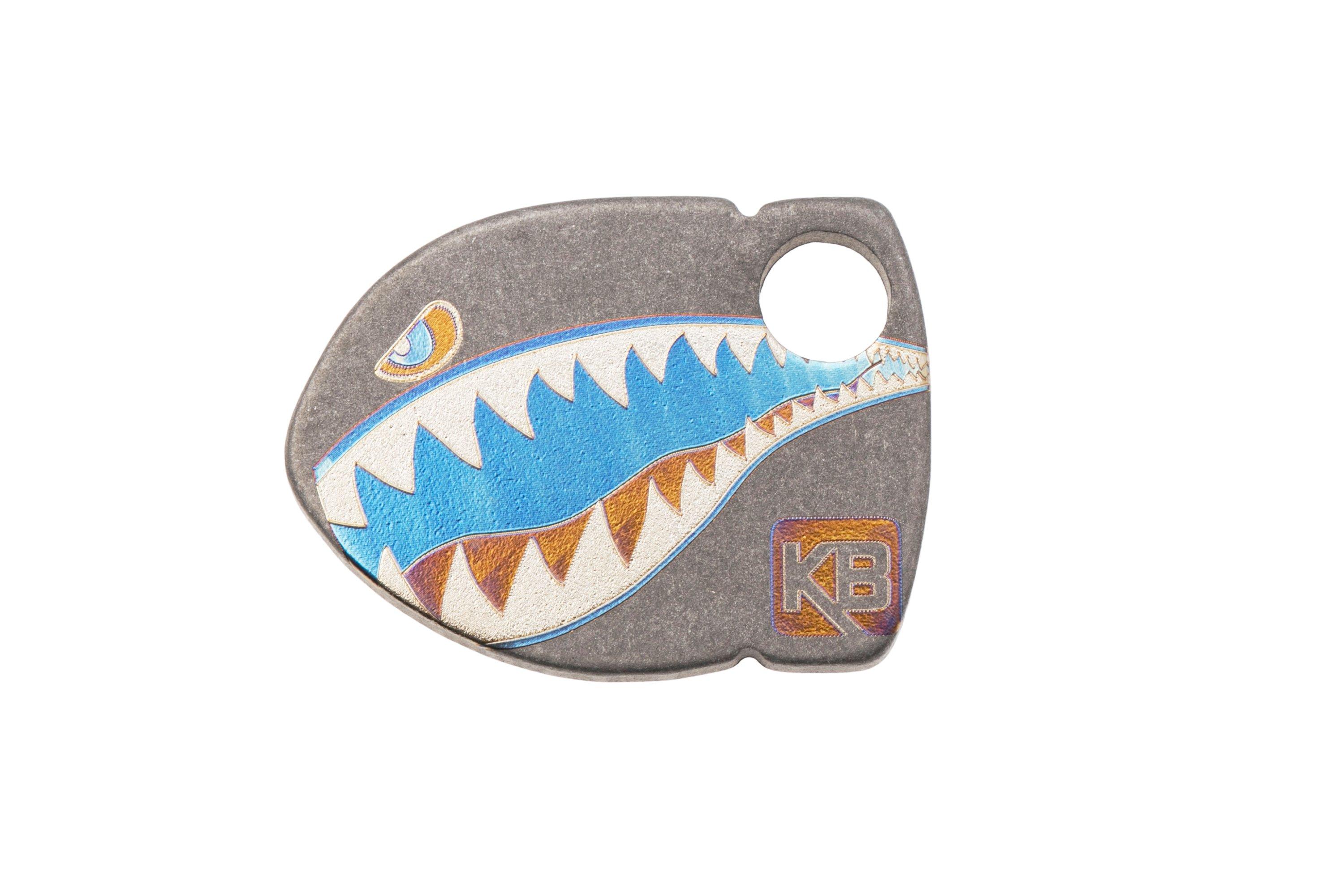 KeyBar Bomber Bead KBR523, titanium, lanyard bead | Advantageously ...