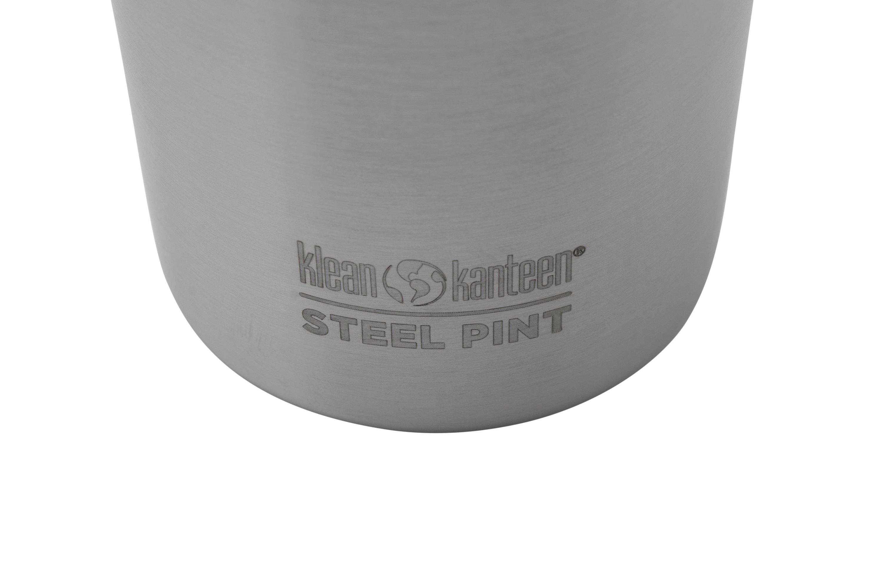 Klean Kanteen Pint Cup 1000428 Brushed Stainless cups 473 mL, 4 pieces ...