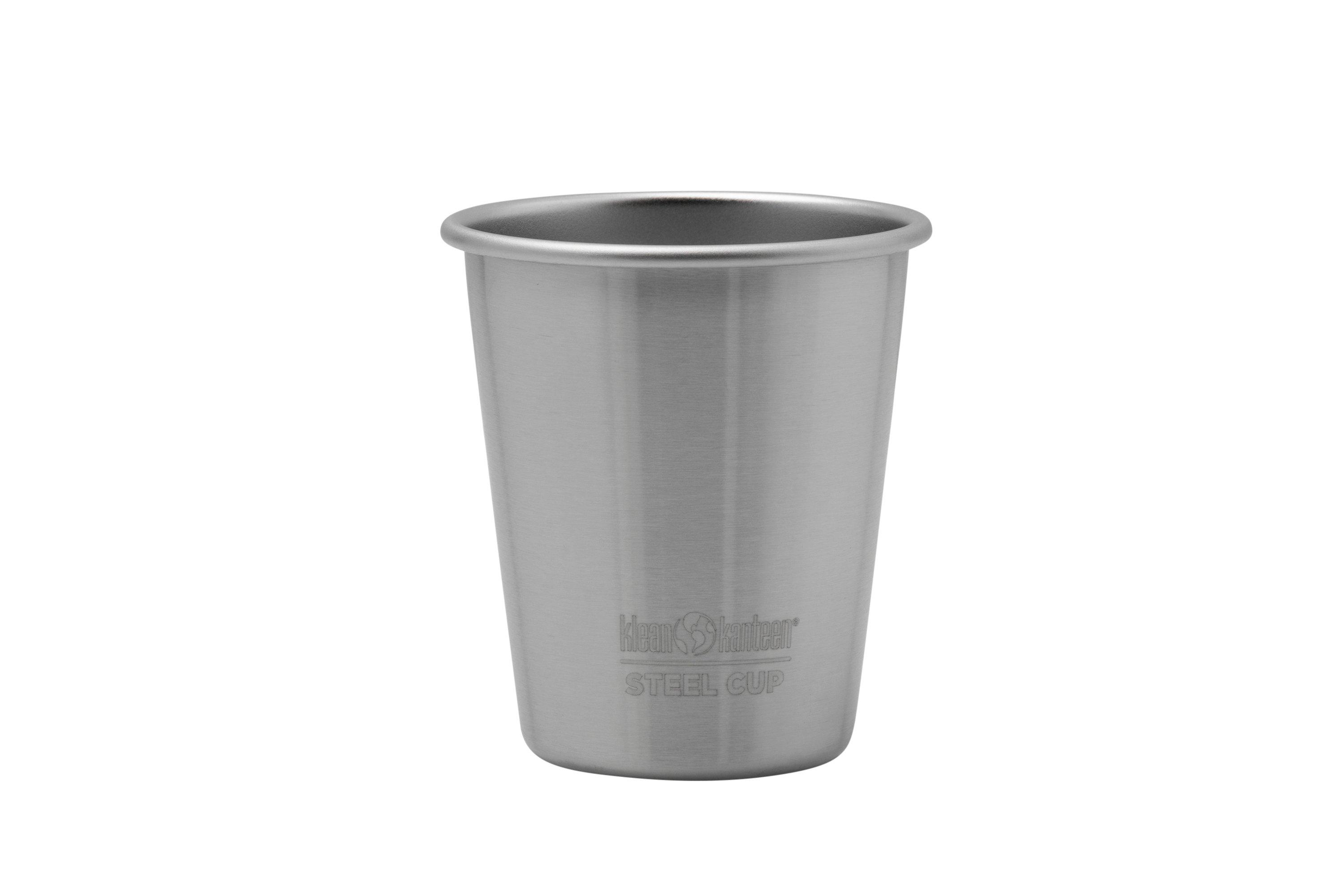 Klean Kanteen Cup 1000429 Brushed Stainless cups 295 mL, 4 pieces ...