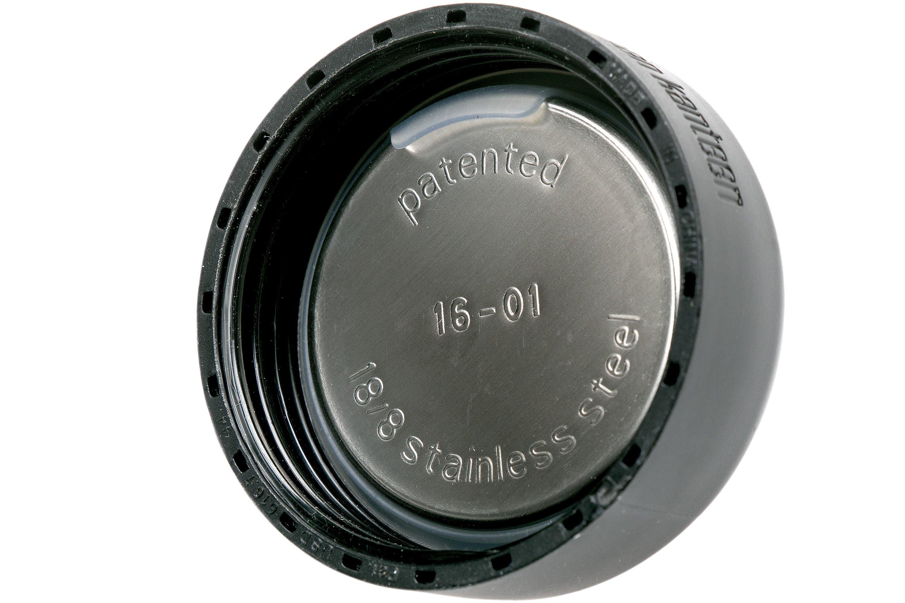 Klean Kanteen Wide Loop Cap, leak proof cap, black | Advantageously ...