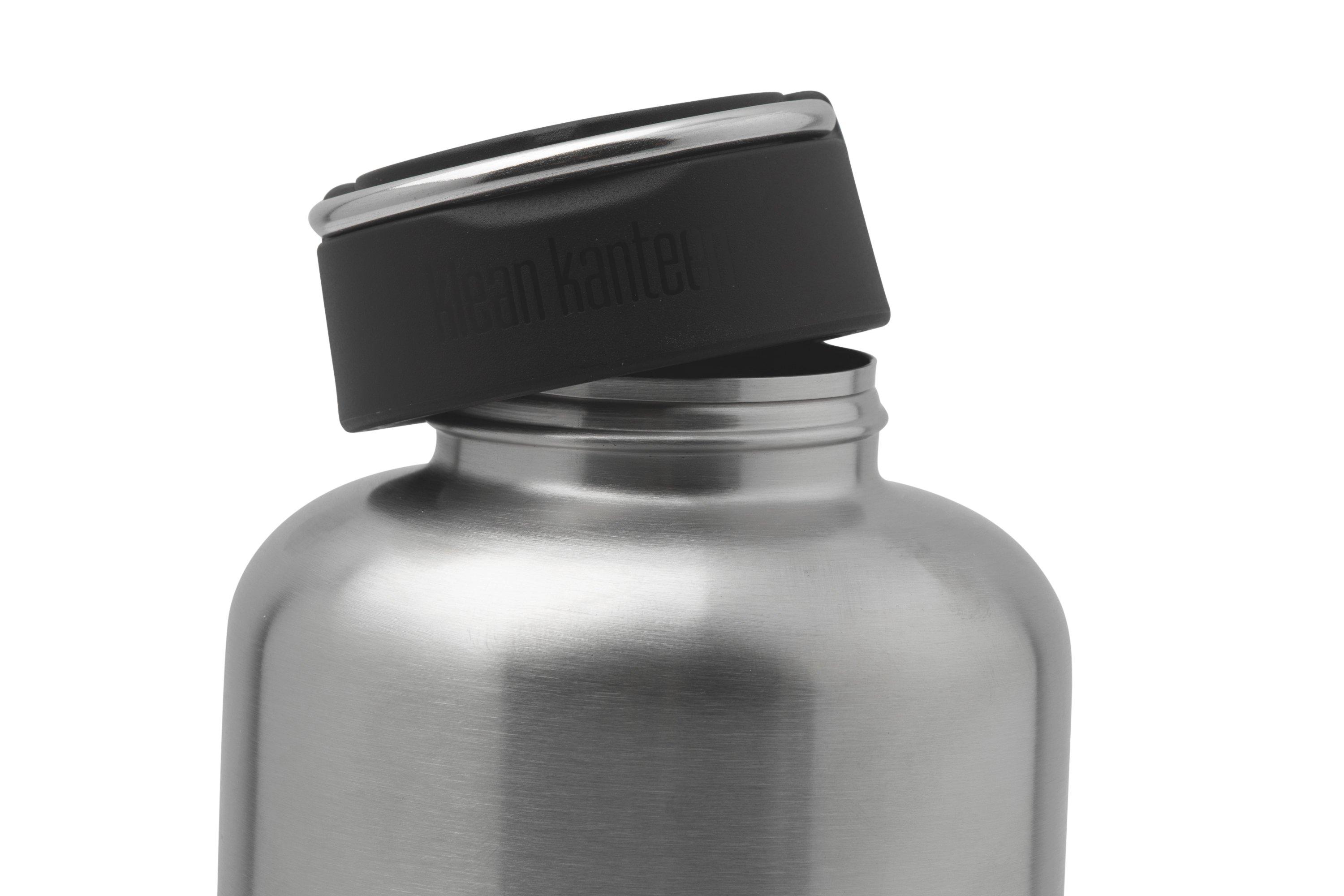 Klean Kanteen Wide 1009501 Loop Cap Brushed Stainless drinkfles, 1900 ...