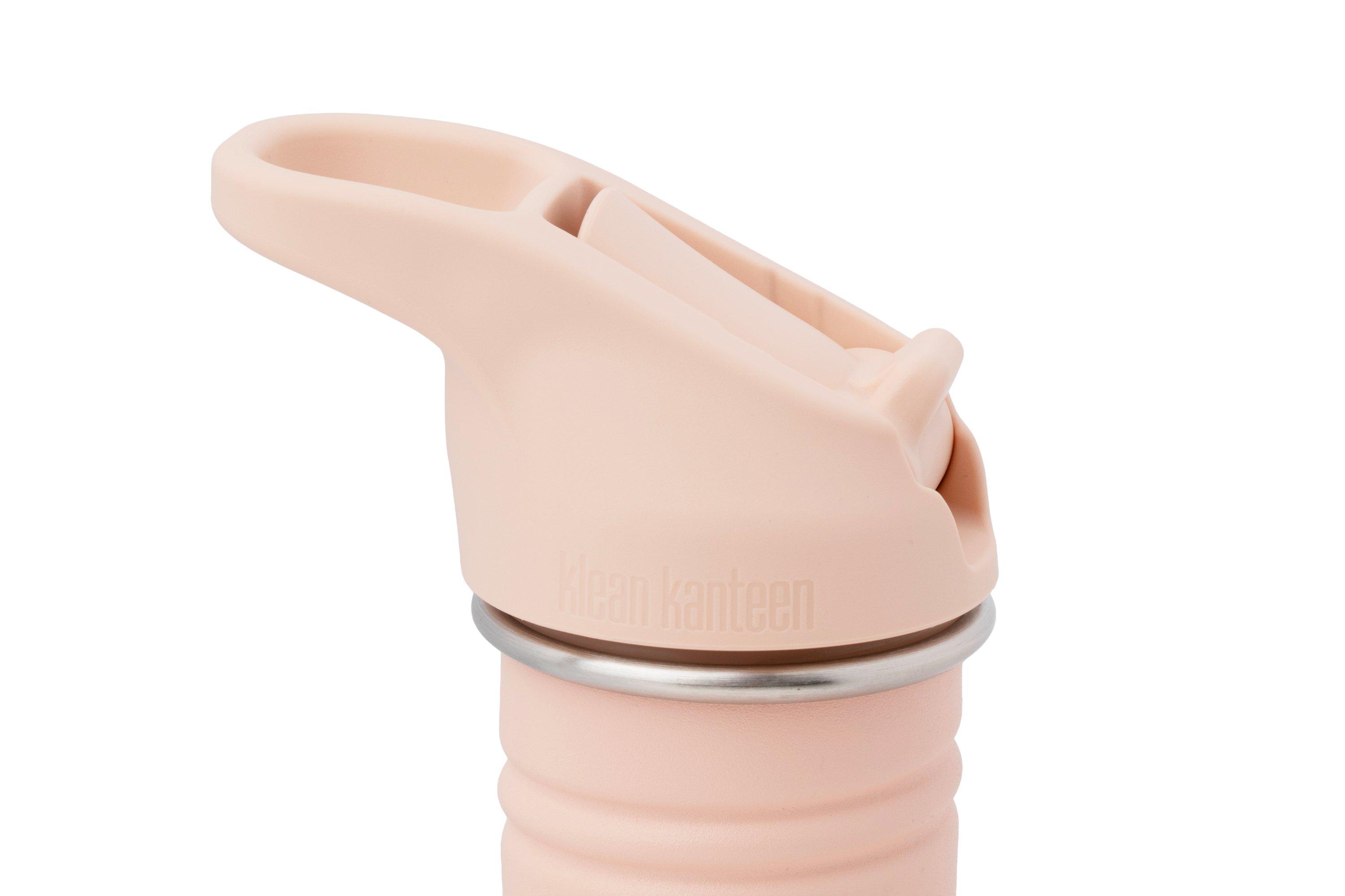 Klean Kanteen Classic Water Bottle 1011198 Peach Parfait, Flip Seal ...