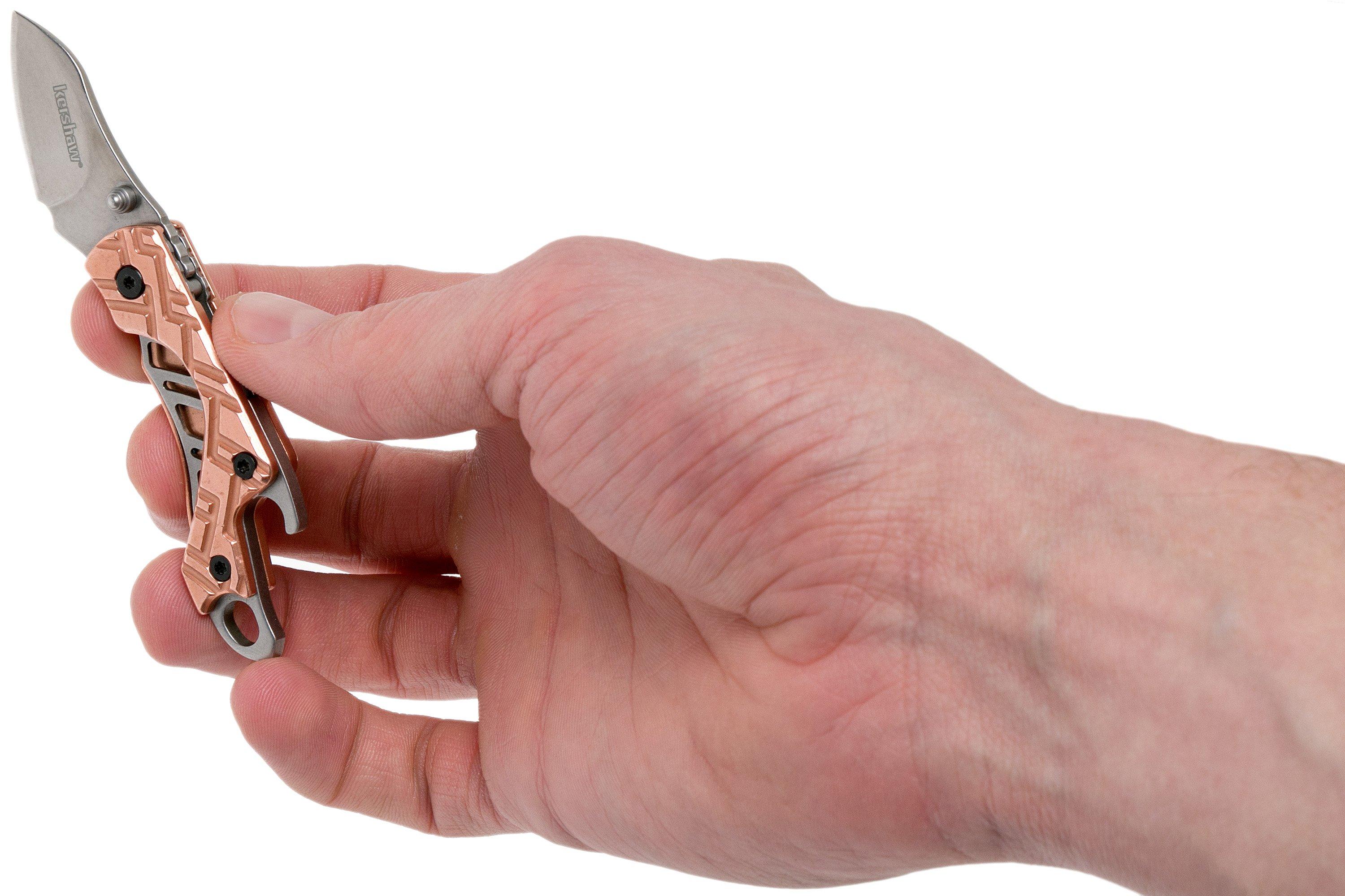 Kershaw Cinder Copper 1025CUX, keychain pocket knife | Advantageously ...