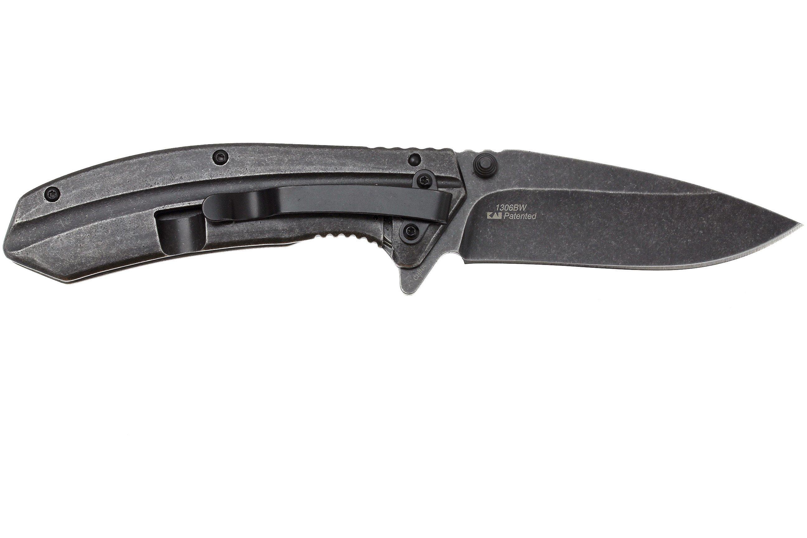 Kershaw Filter 1306BW pocket knife, blackwash | Advantageously shopping ...