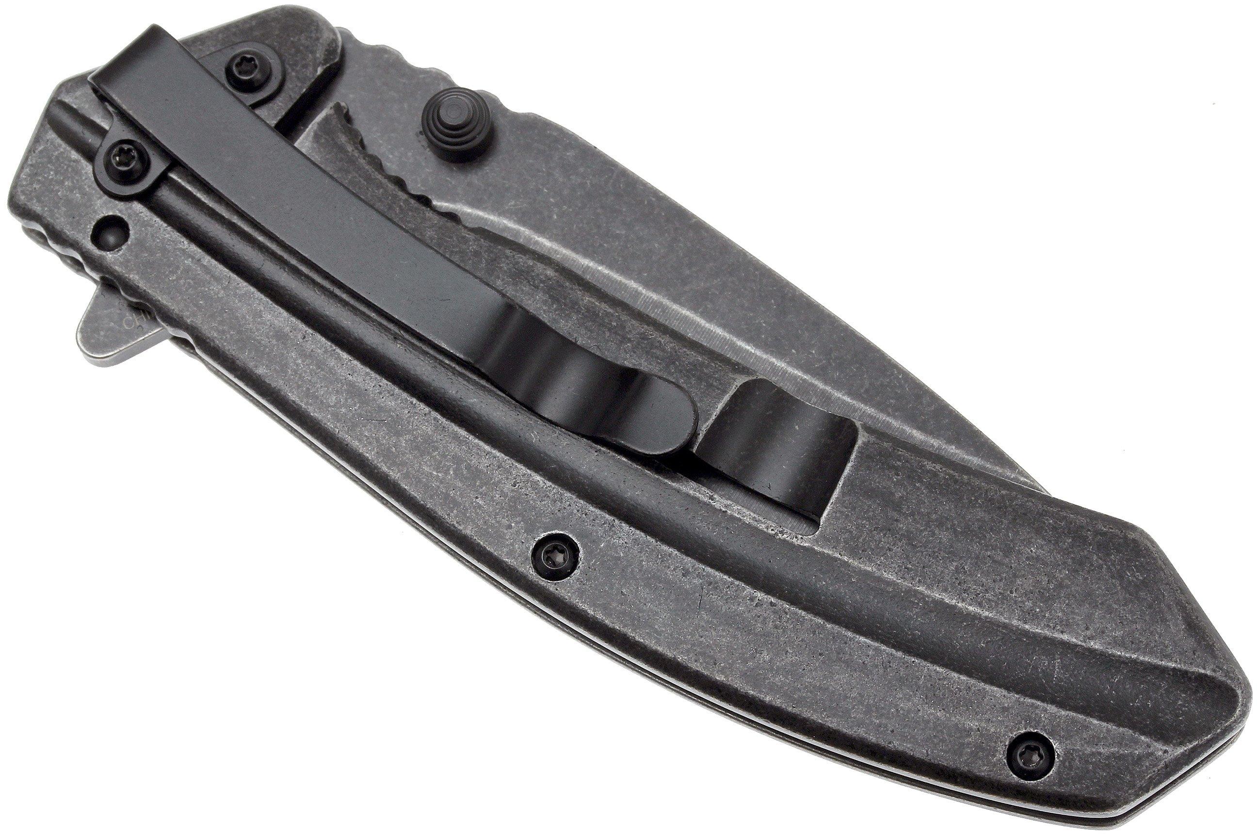 Kershaw Filter 1306BW pocket knife, blackwash | Advantageously shopping ...