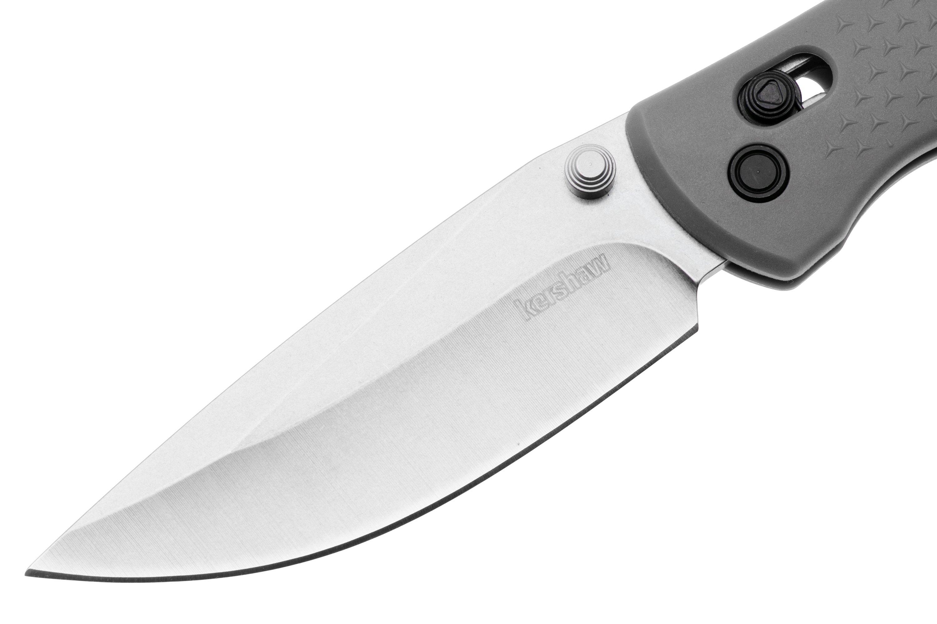 Kershaw Sequence 1426 Stonewashed 8Cr13MoV, Grey FRN, pocket knife ...