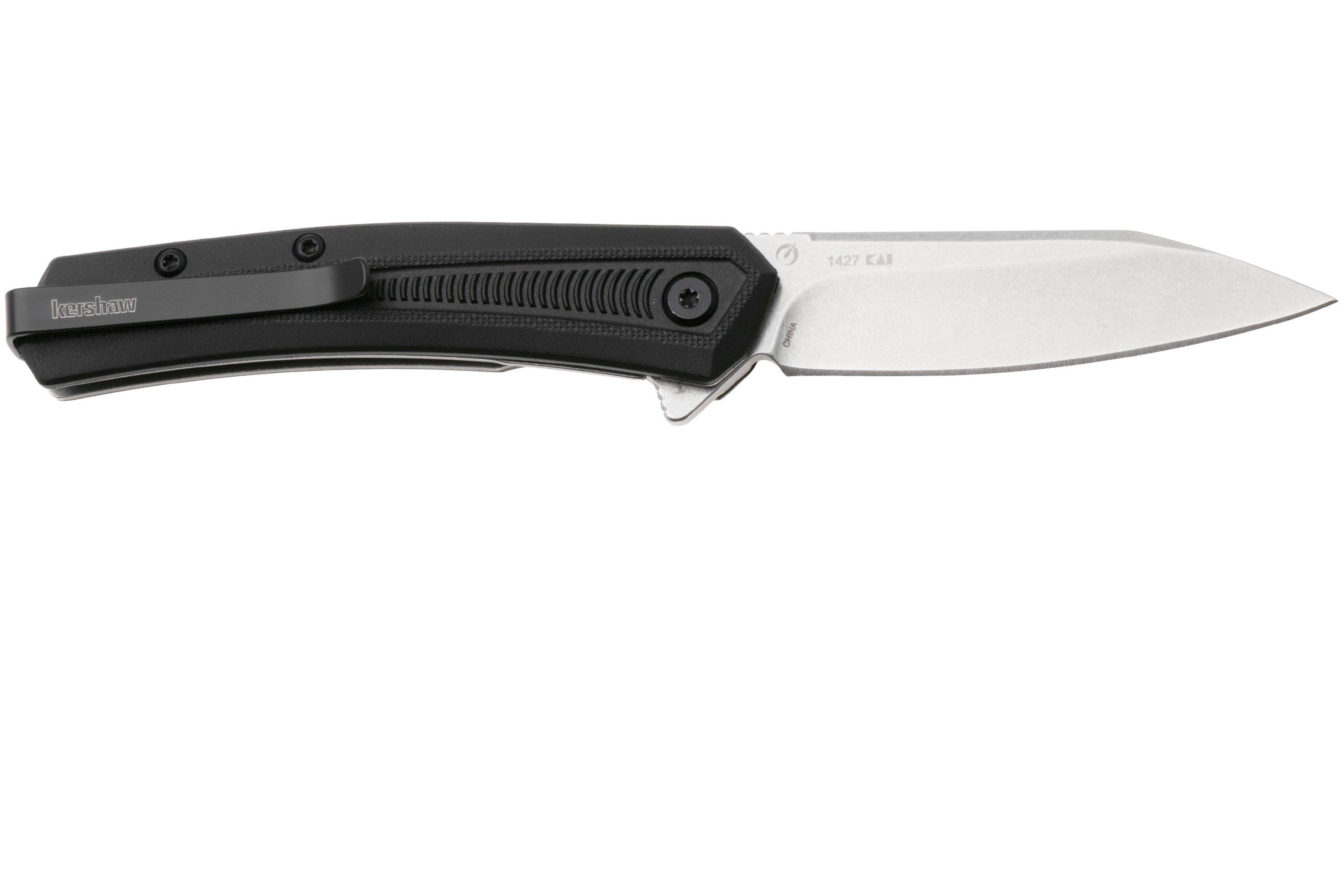 Kershaw Raygun 1427 Stonewashed 4Cr14, Black GFN, coltello da tasca ...