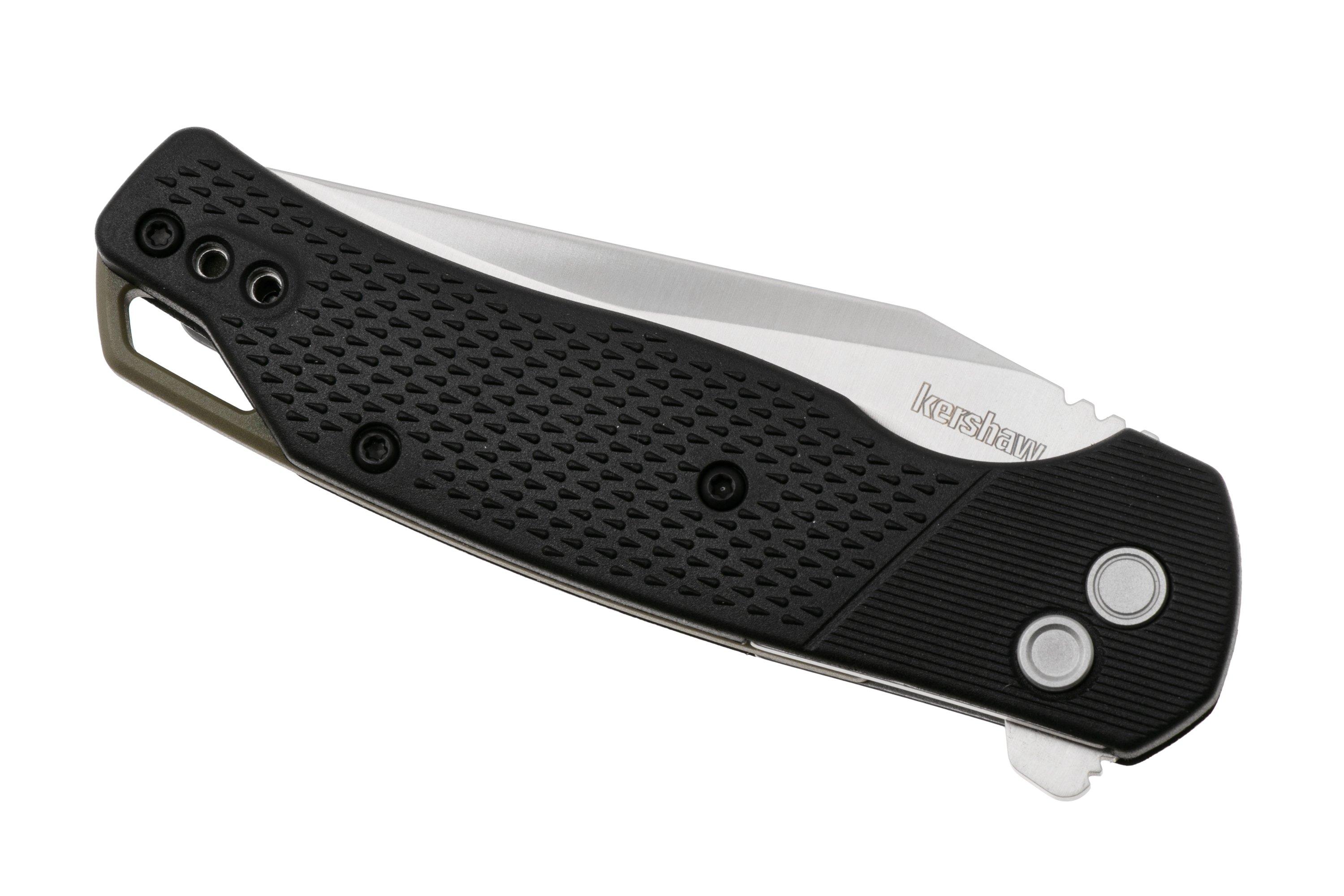 Kershaw Runoff 1429 Satin 8Cr13MoV, Black FRN, Taschenmesser ...