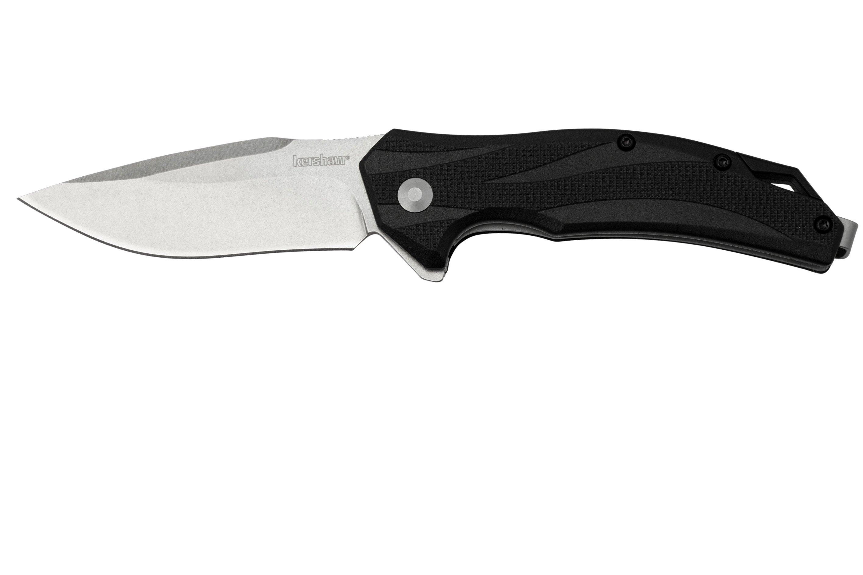 Kershaw Lateral 1645 Assisted Flipper Black FRN pocket knife ...