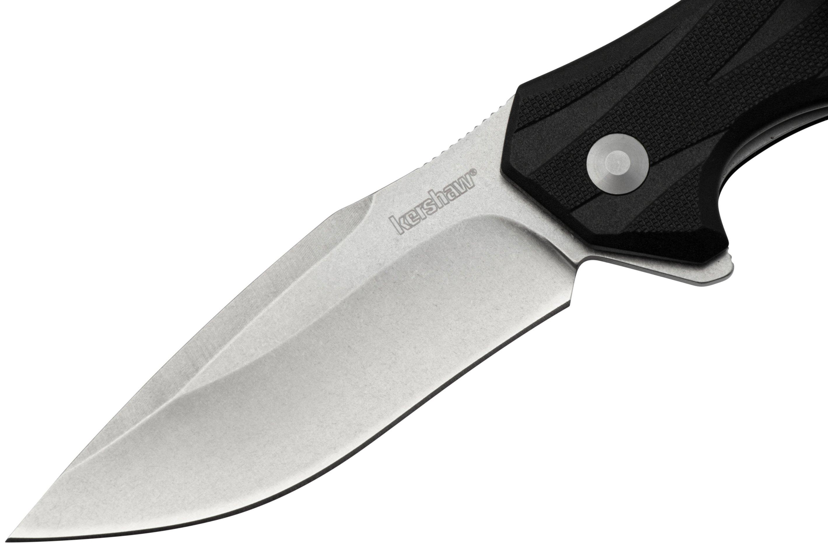 Kershaw Lateral 1645 Assisted Flipper Black FRN pocket knife ...